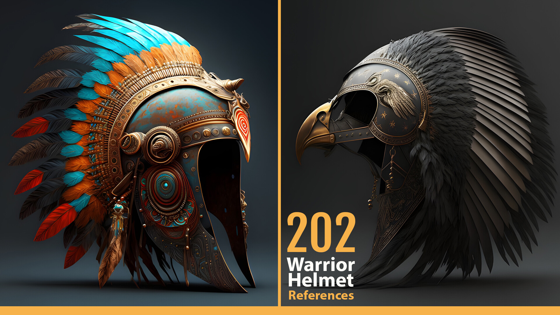 Artificial Dimension - Warrior Helmet references