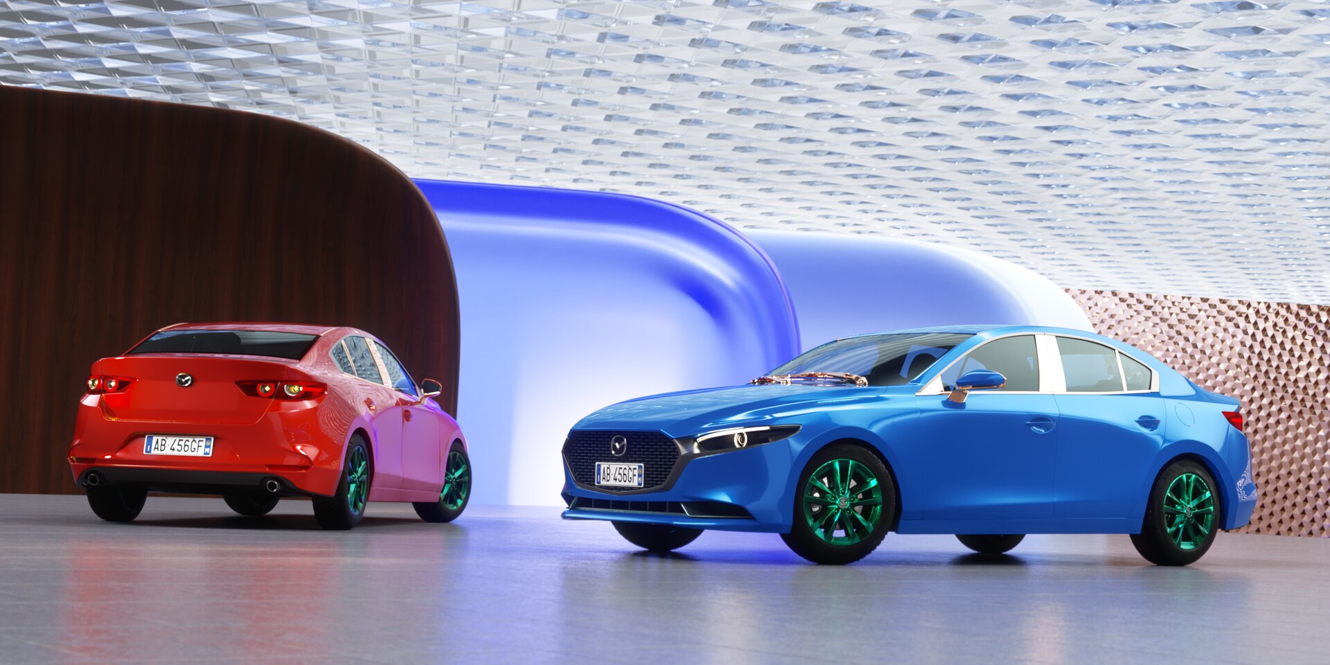 ArtStation - Mazda 3 render