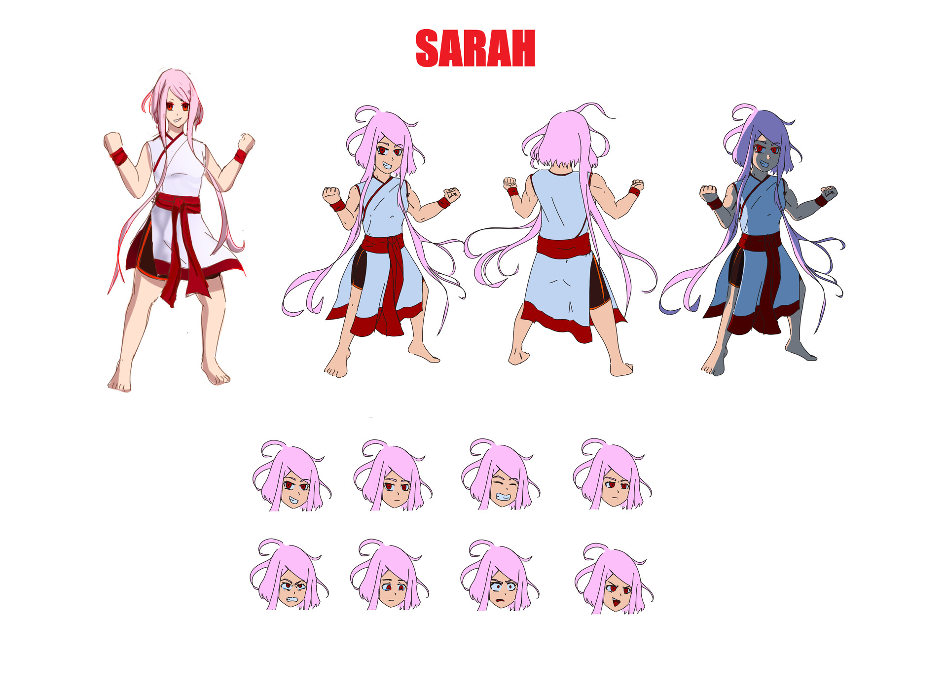 ArtStation - Game Character Design: "Sarah"