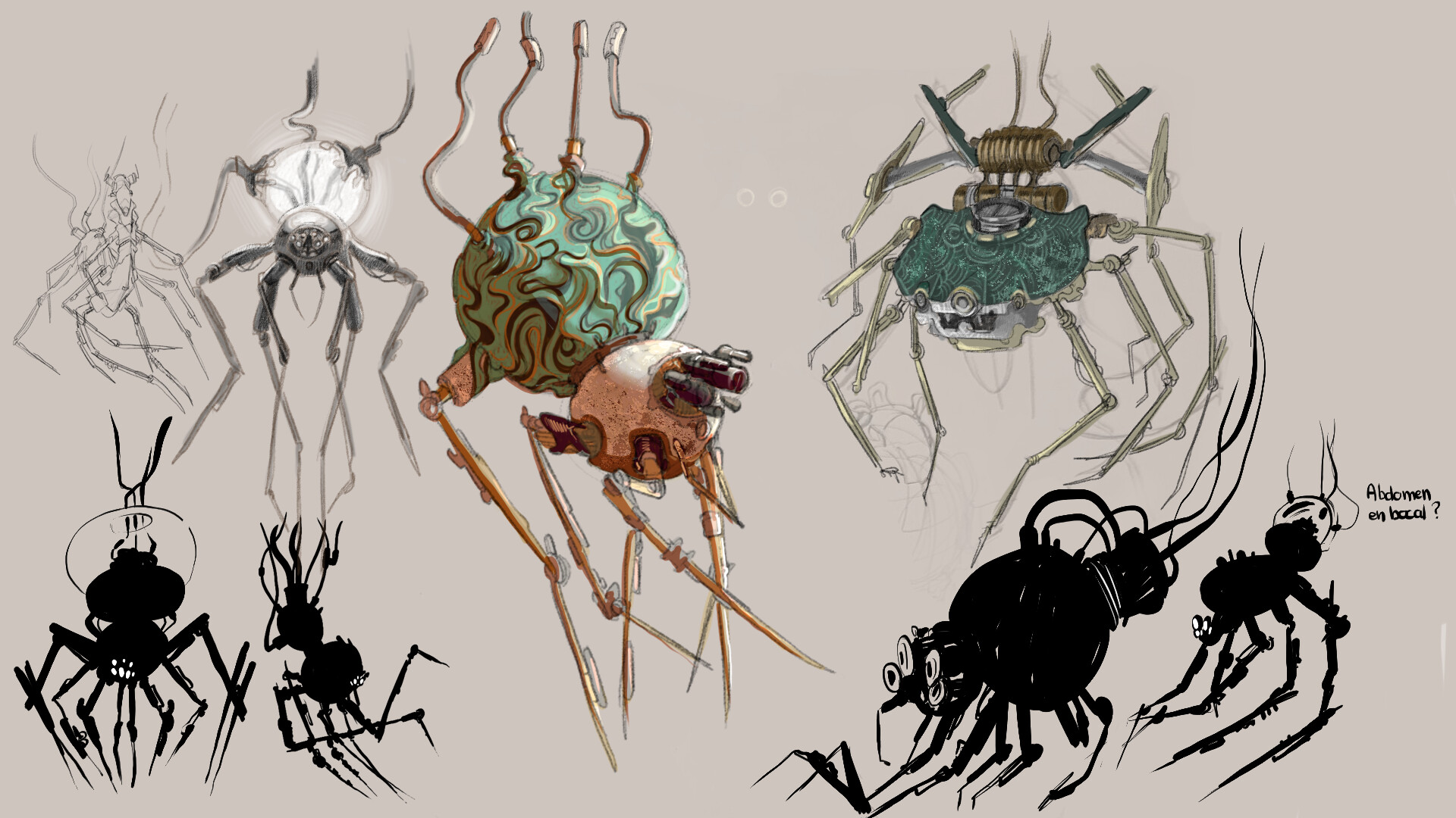 Artstation Spider Robot Concept
