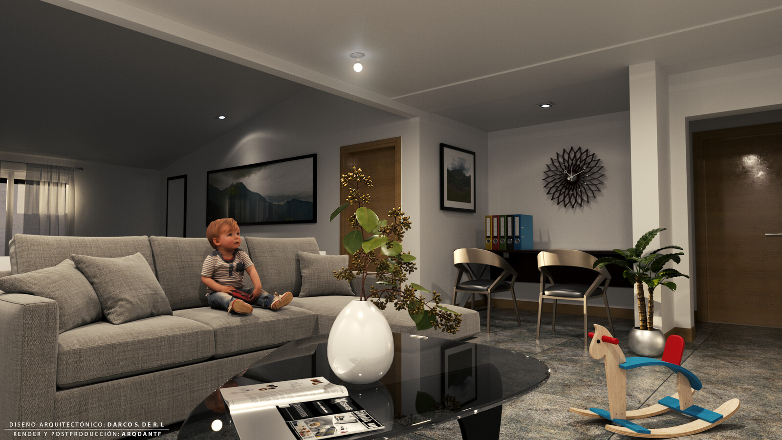 ARQDANTF - REMODELACIÓN CASA DE HABITACIÓN. Un proyecto de DARCO S. de R.L.