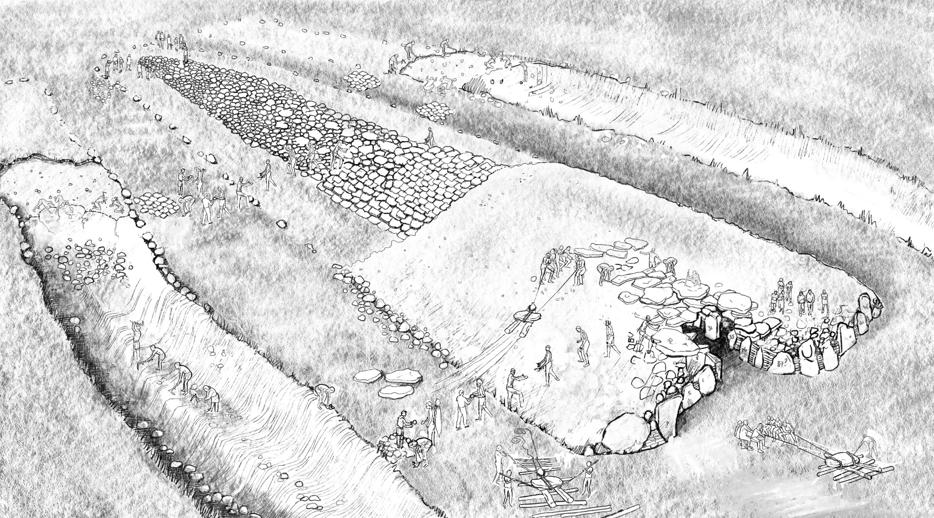 Wessex Archaeology - West Kennet Long Barrow, Wiltshire, c.3650 BC
