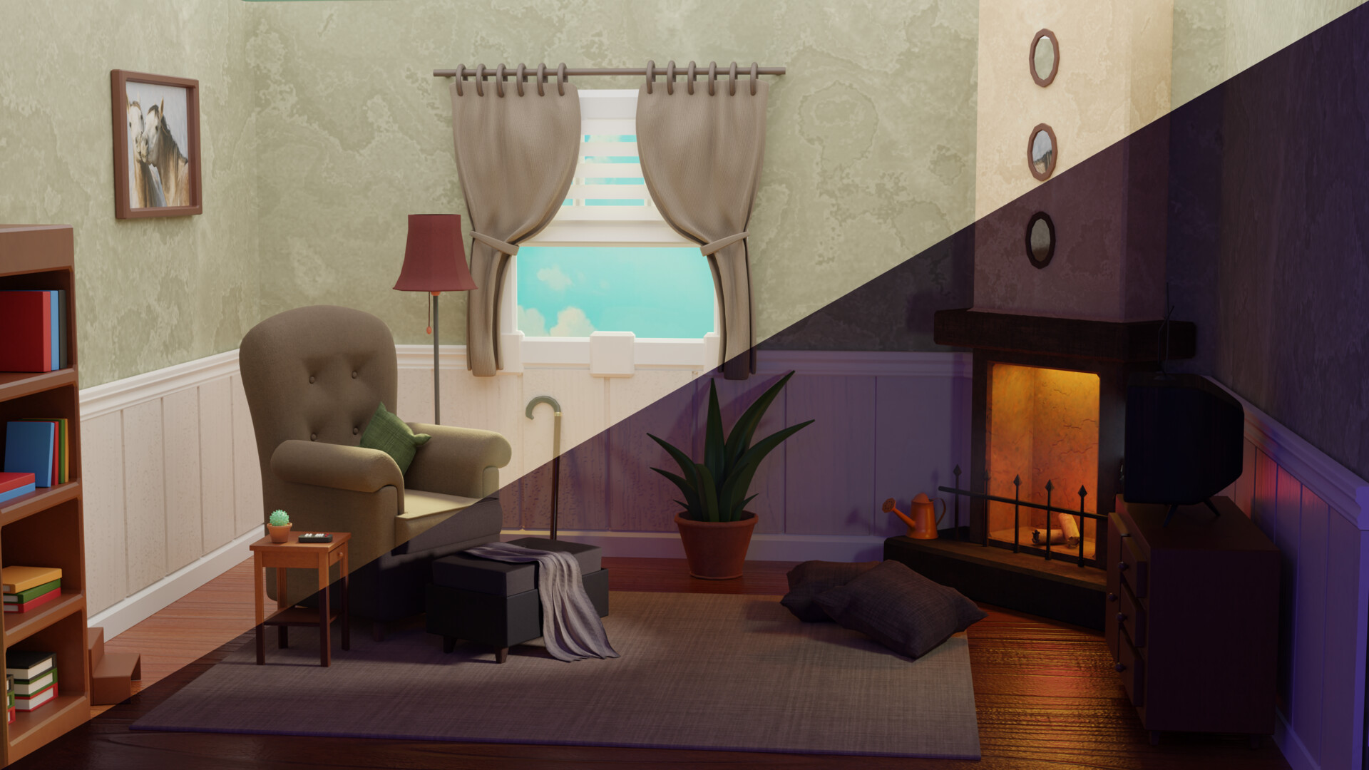 ArtStation - Room Modeling