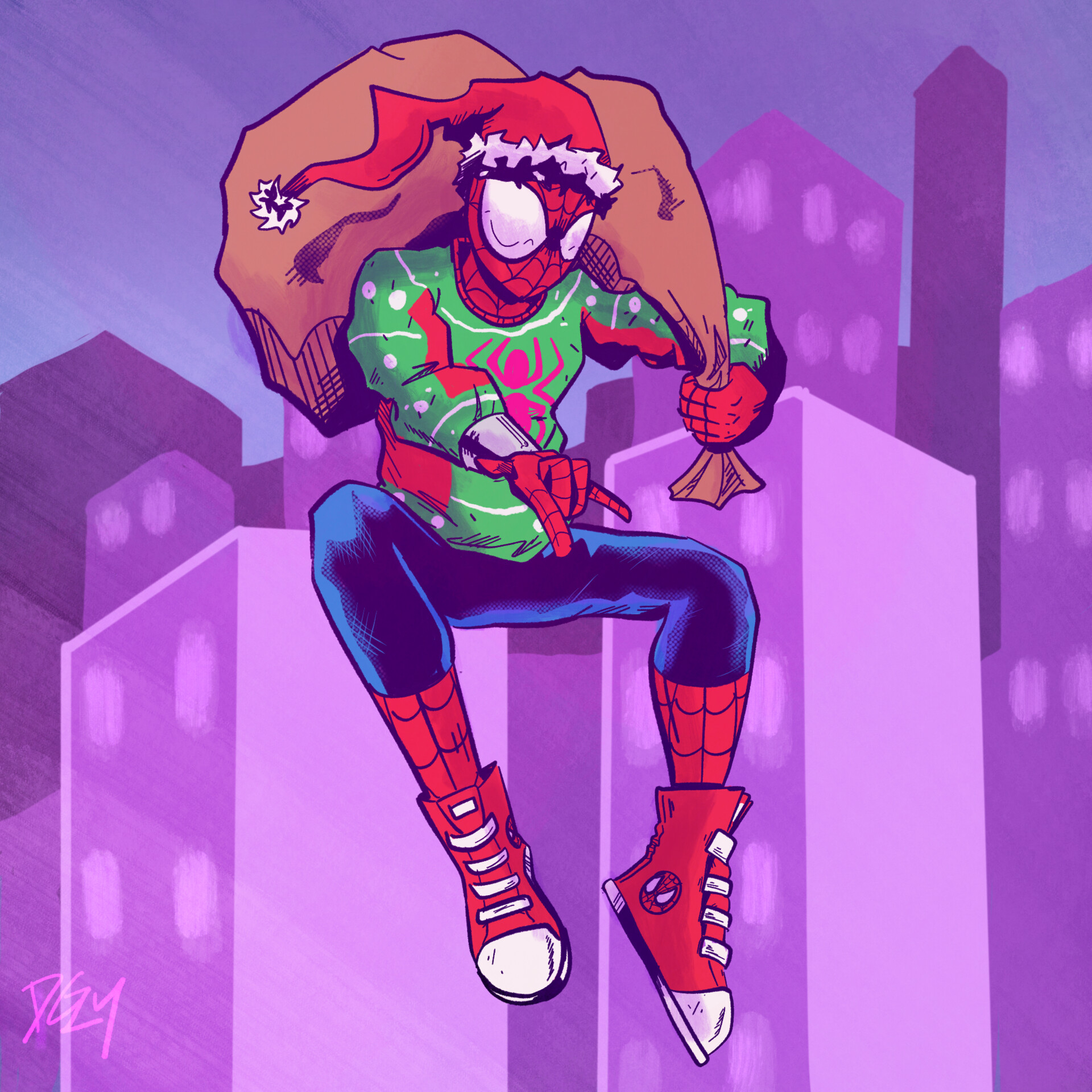ArtStation - Spidey Christmas