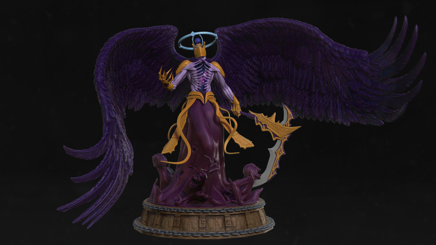 ArtStation - Fanmade Miniature, Ursur the Soul Reaper, From Flesh and ...