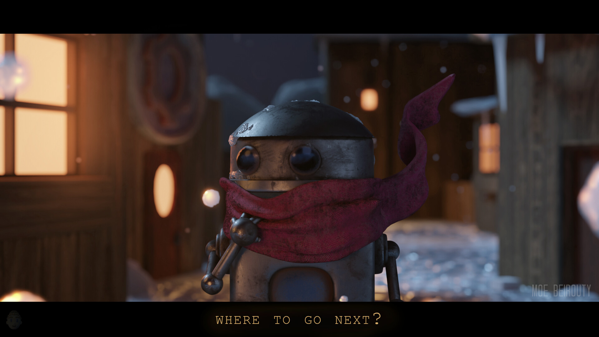 ArtStation - Scene: Winter Robot
