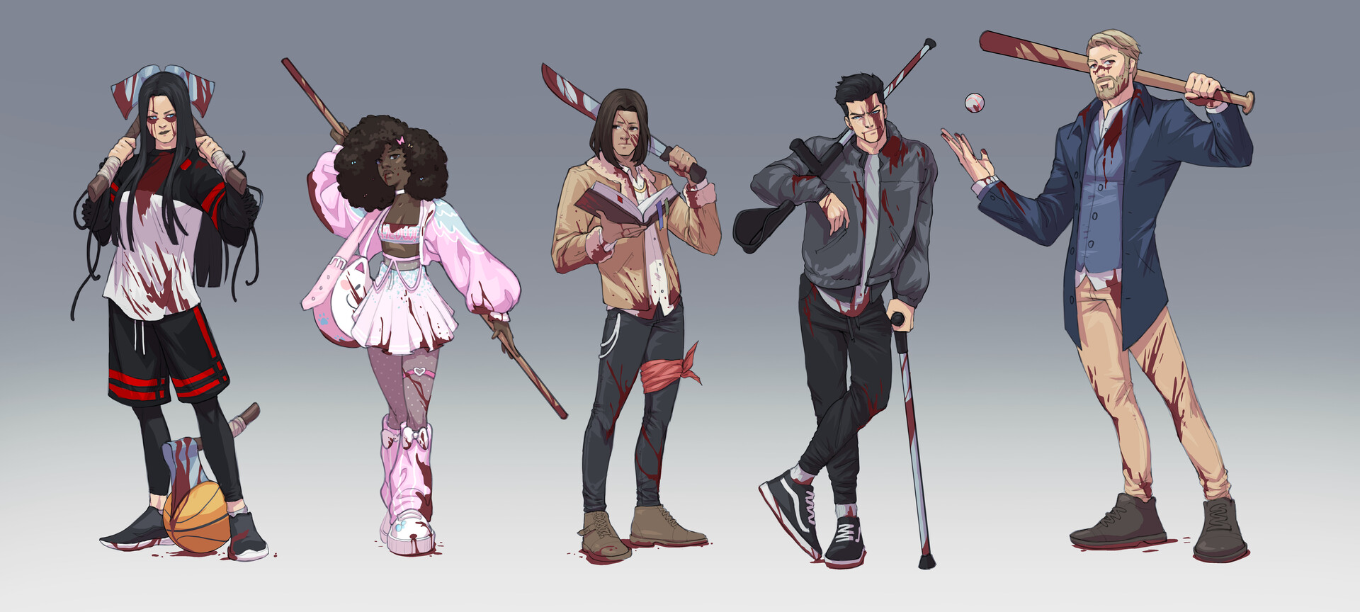 ArtStation - Slasher characters UPGRADE