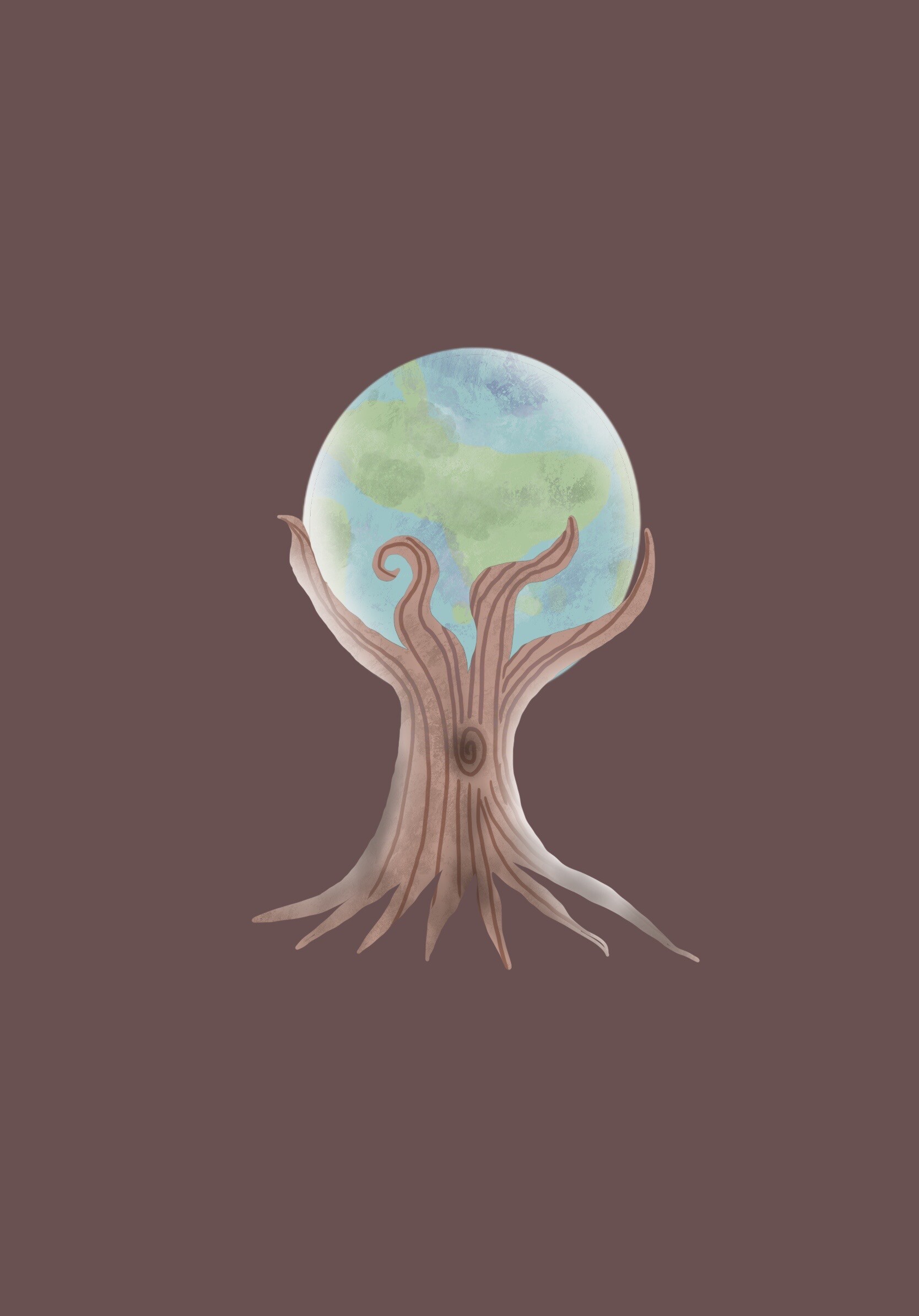 ArtStation - Earth Tree Logo Design