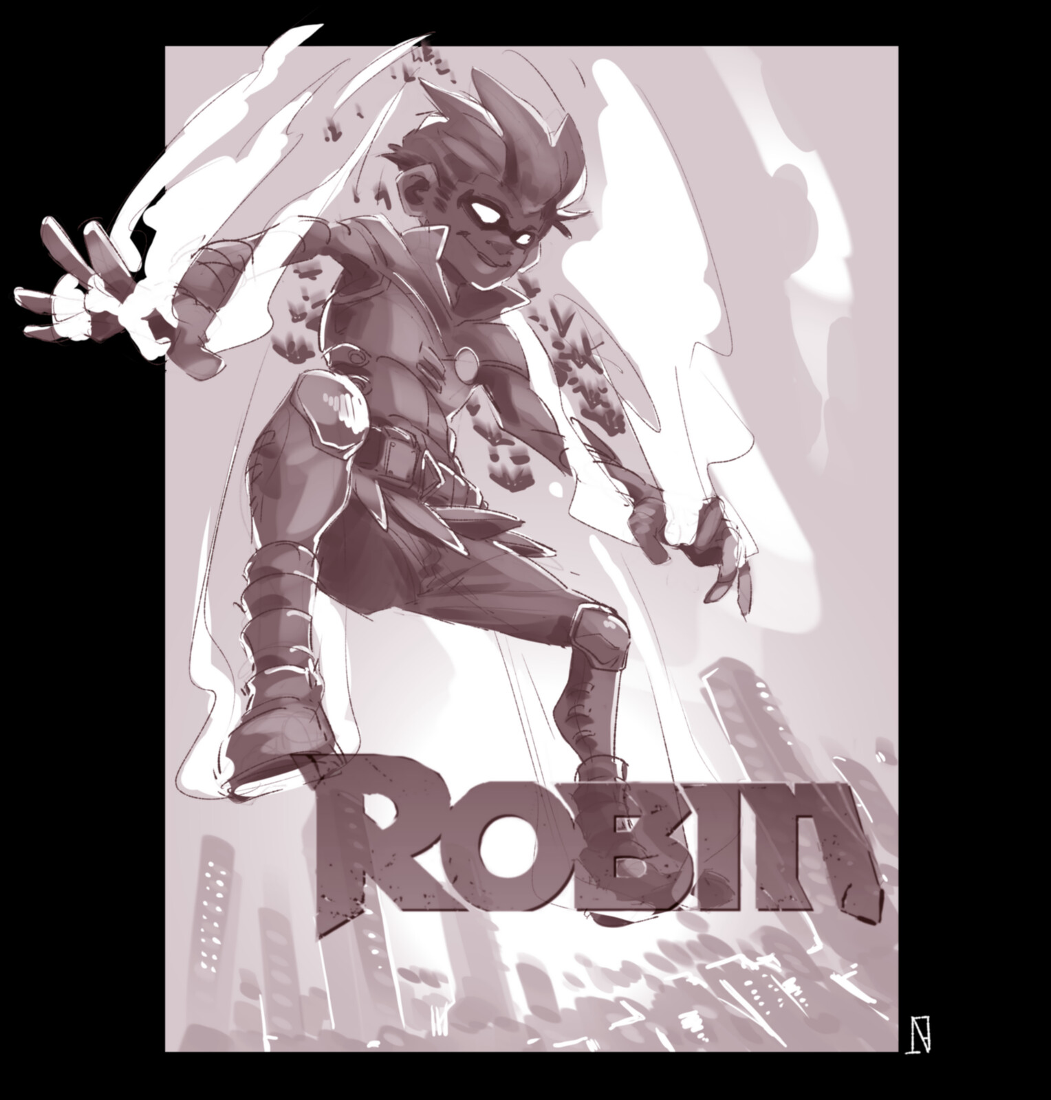 Cindy Caron - Robin - Fanart