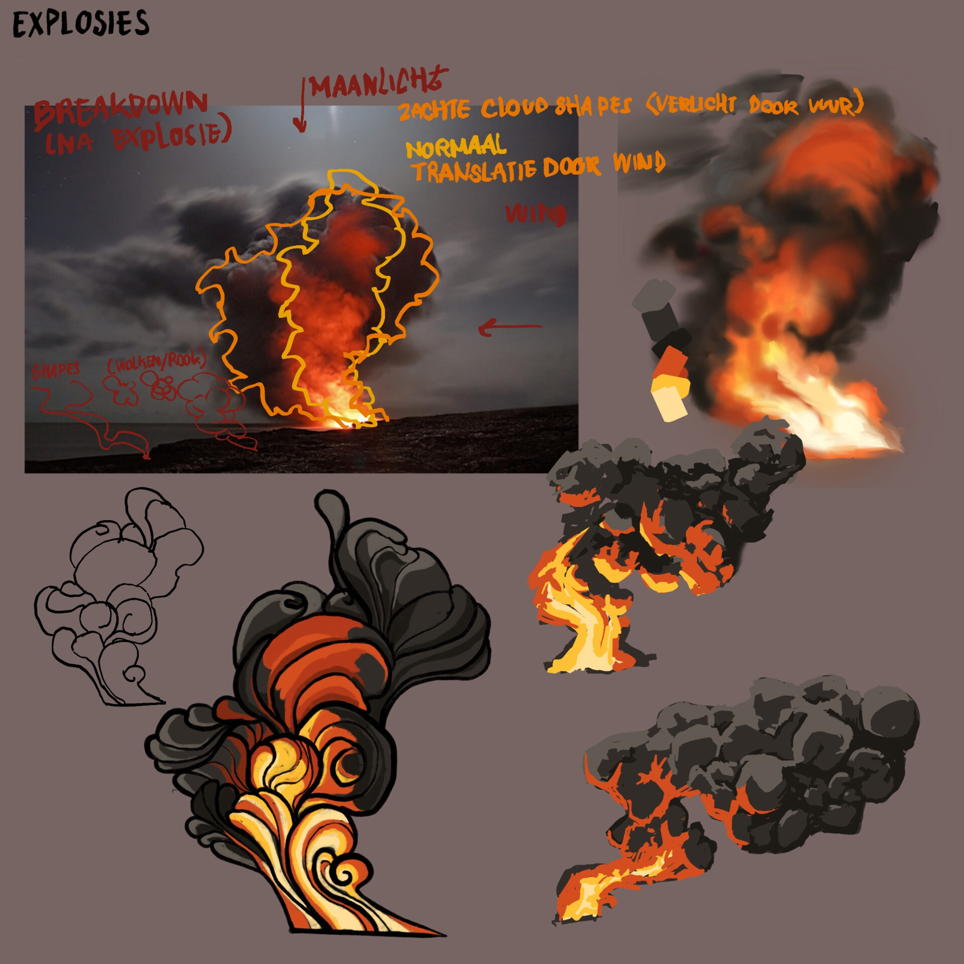 how to draw smoke digital