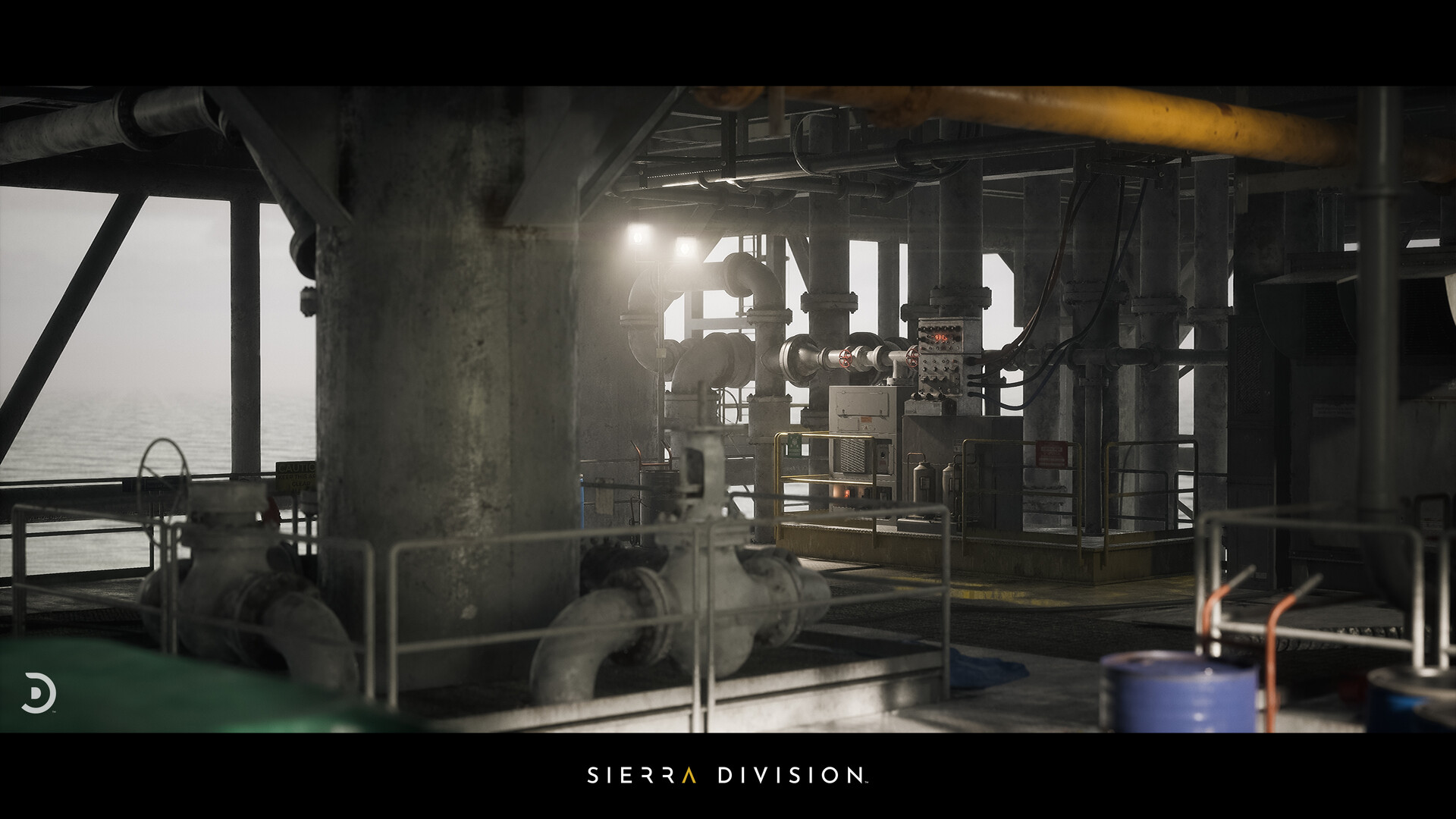 Jacob Norris - Modular Oil Rig and Industrial Sci Fi - Sierra Division