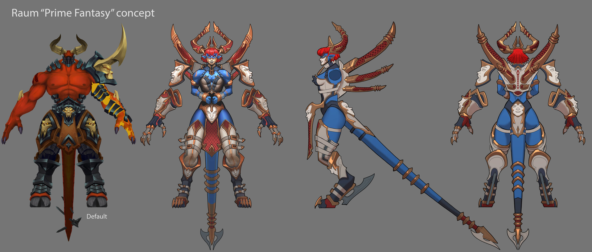 Artstation Paladins Raum Echo Character Skin
