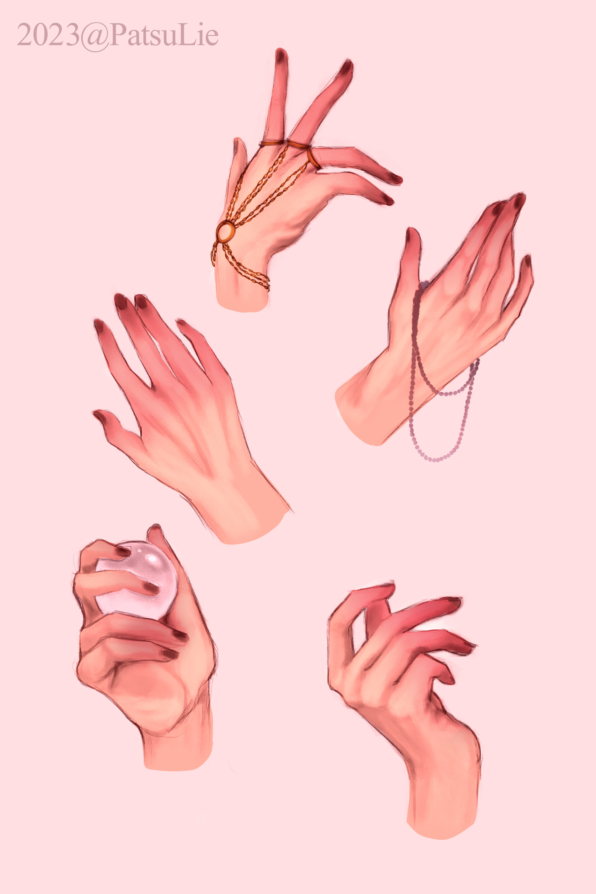 ArtStation - Práctica de manos y color