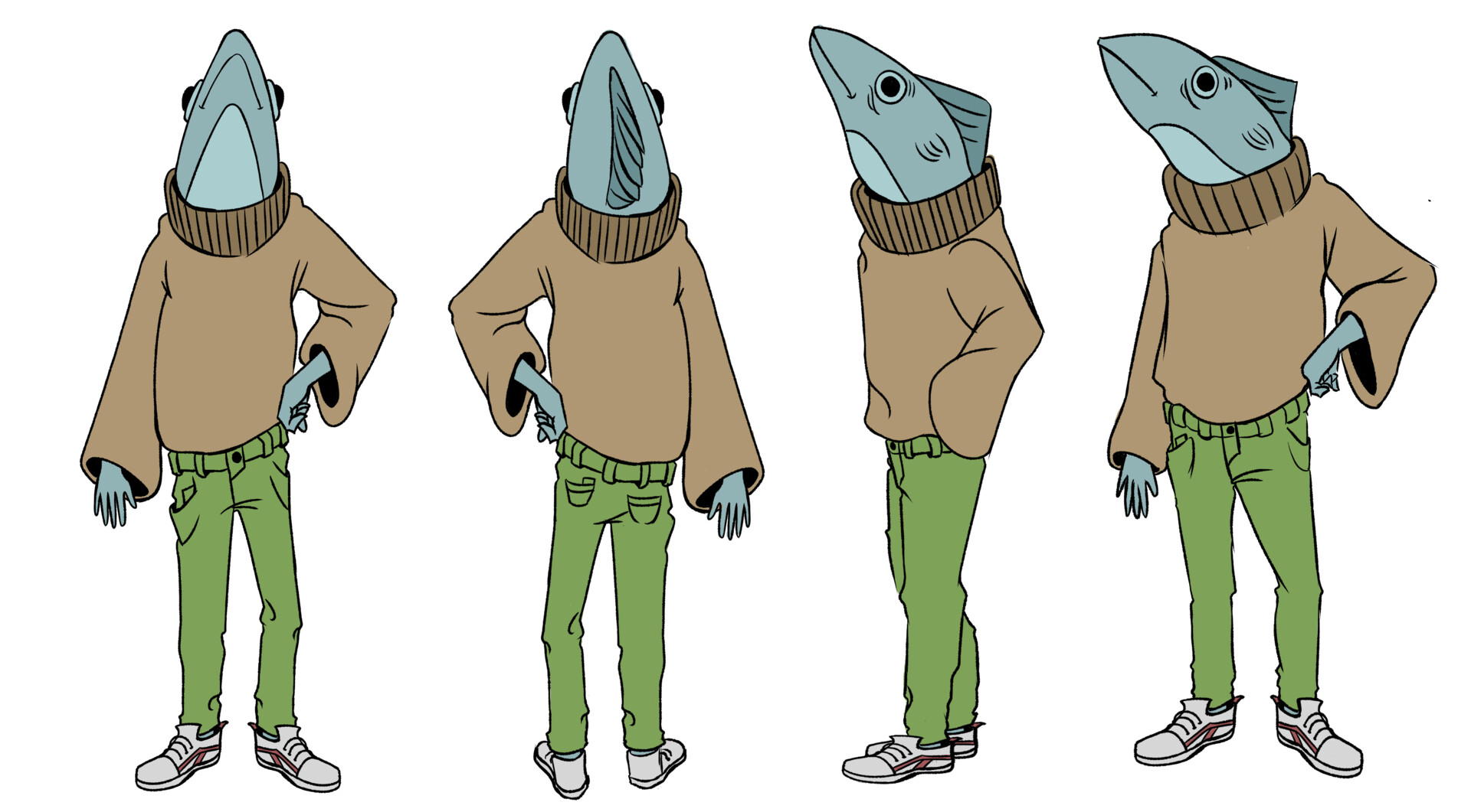 ArtStation - Alfred character sheet