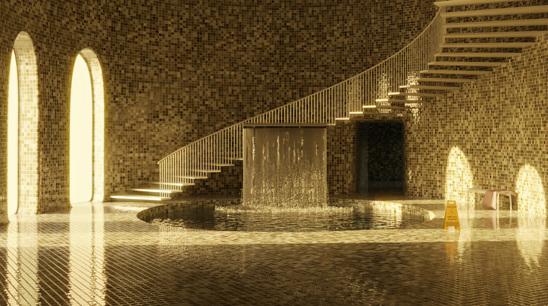 ArtStation - Liminal pool rooms