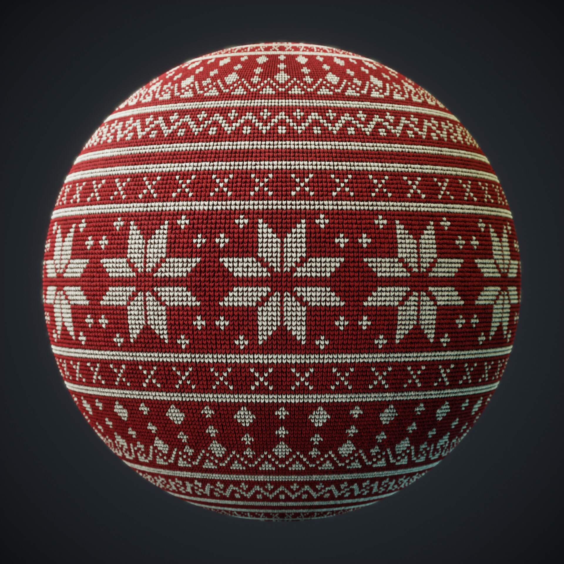 ArtStation - Knit Holiday Fabric - Substance Designer