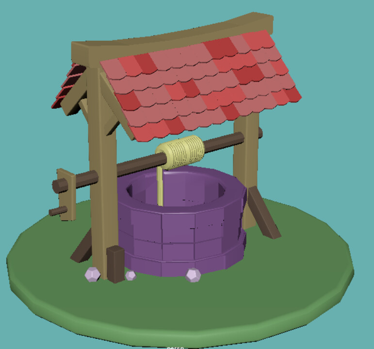 ArtStation - 3D Model Render_Well