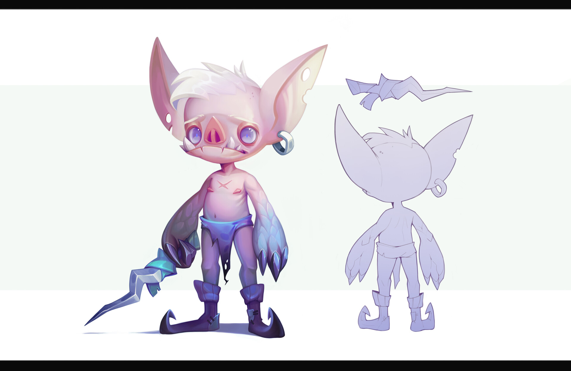 ArtStation - Bat Swordsman