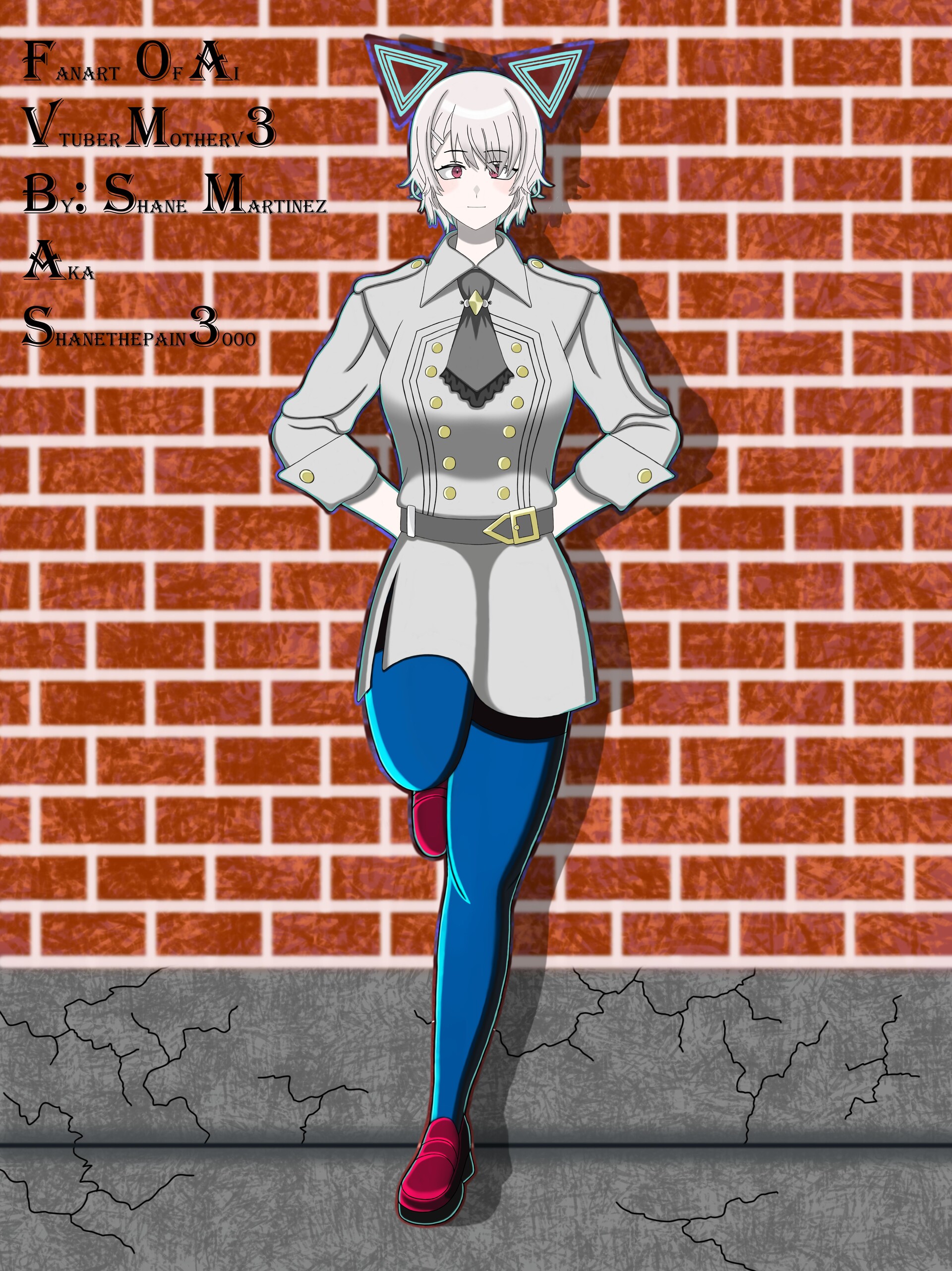 ArtStation - "Fanart of AI Vtuber MOTHERv3"