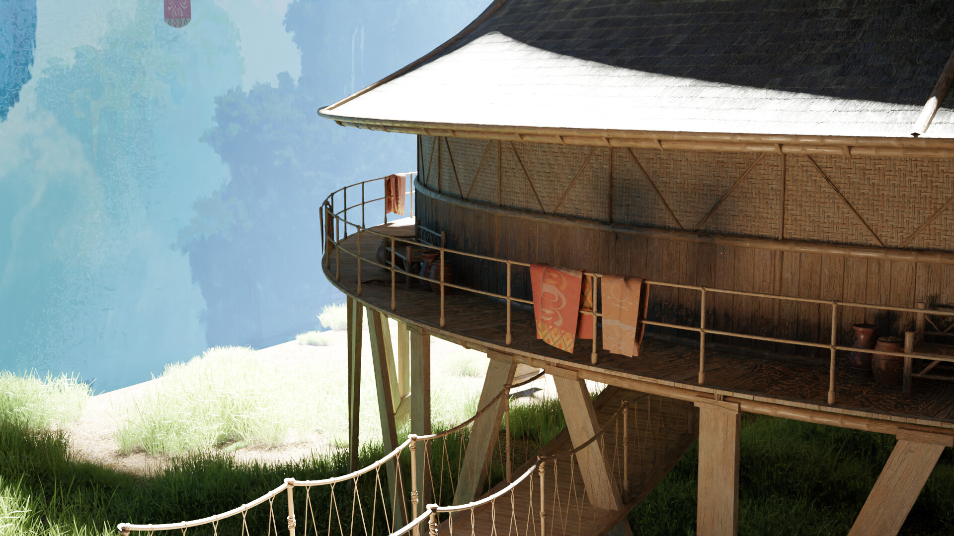 ArtStation - Dojo in the Mountains