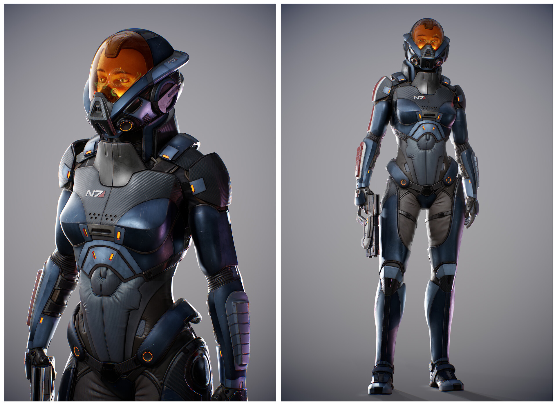 Richard Bryce Gore - N7 Soldier: Mass Effect Fan Art