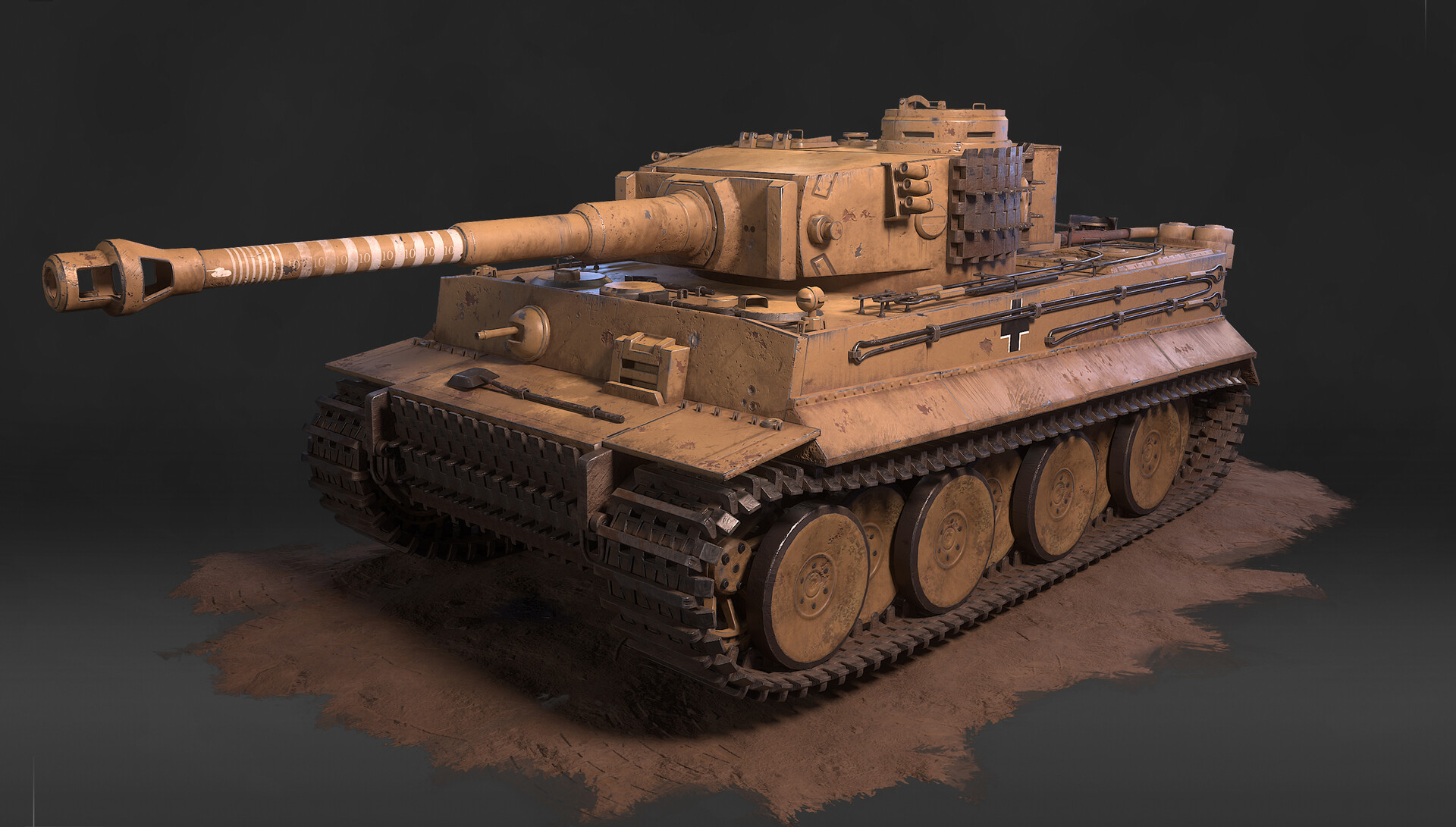 ArtStation - Tiger tank