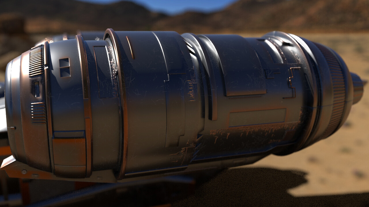 Aryan Shrivastava - Razor Crest Texturing