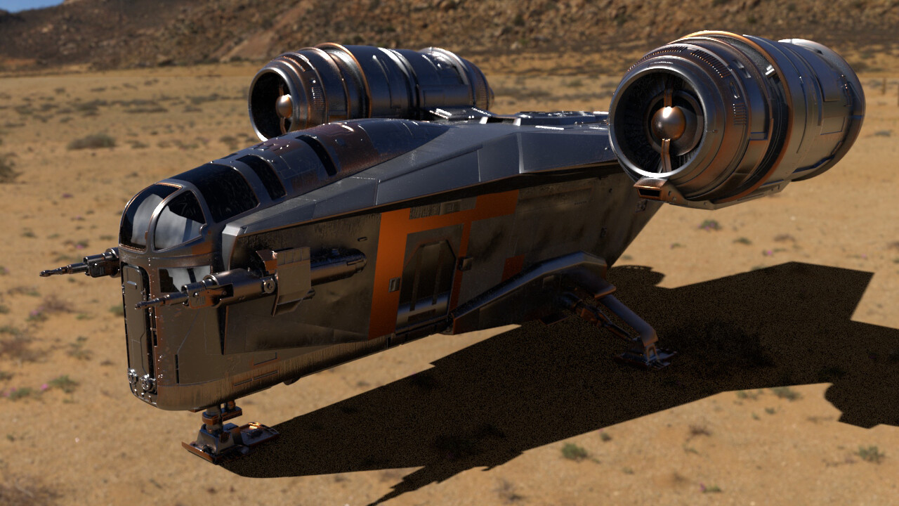 Aryan Shrivastava - Razor Crest Texturing