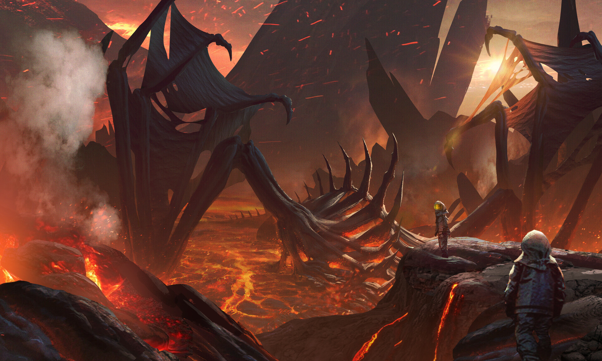 ArtStation - Dragon's Graveyard