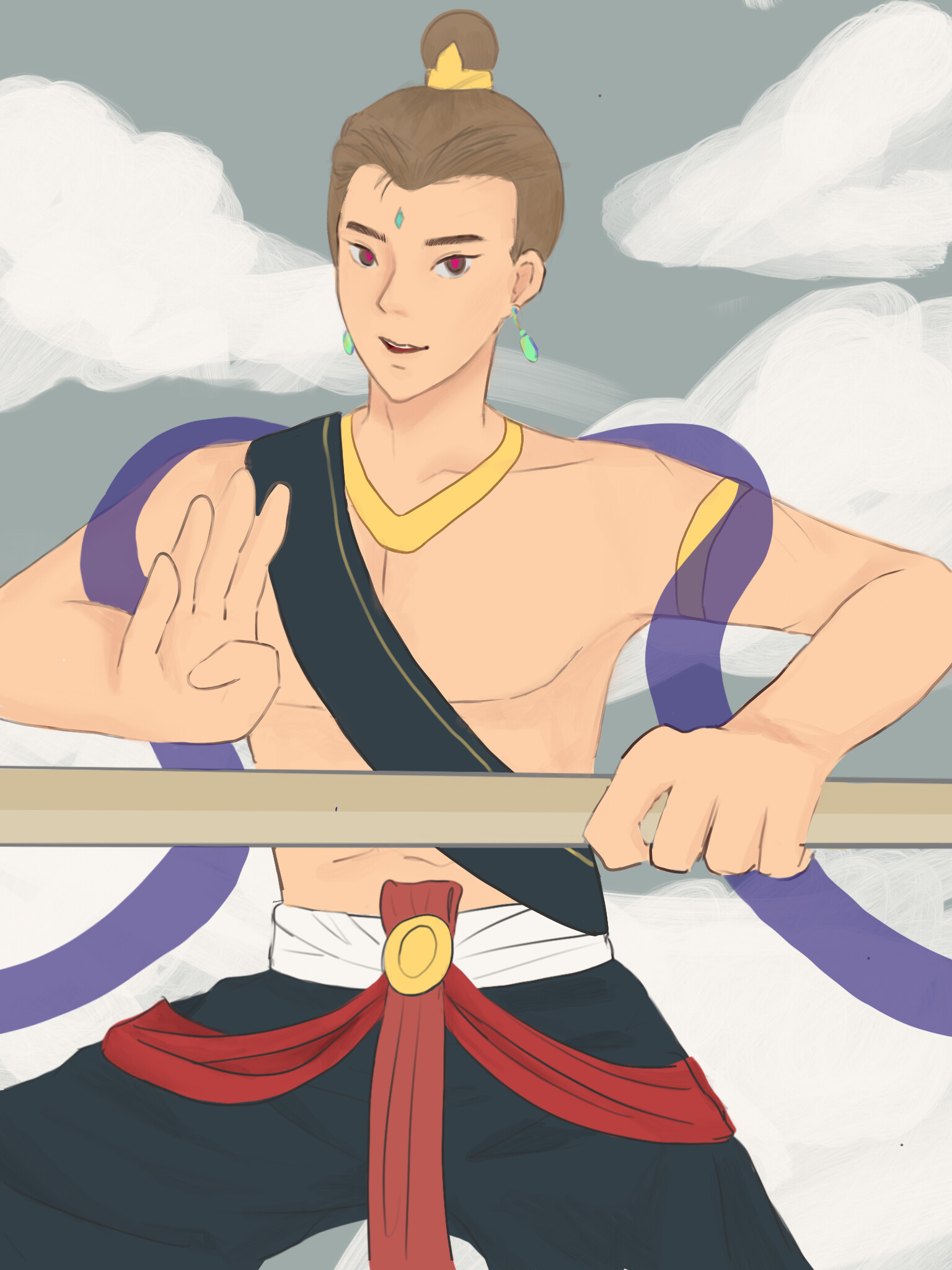 ArtStation - Dwarapala fanart