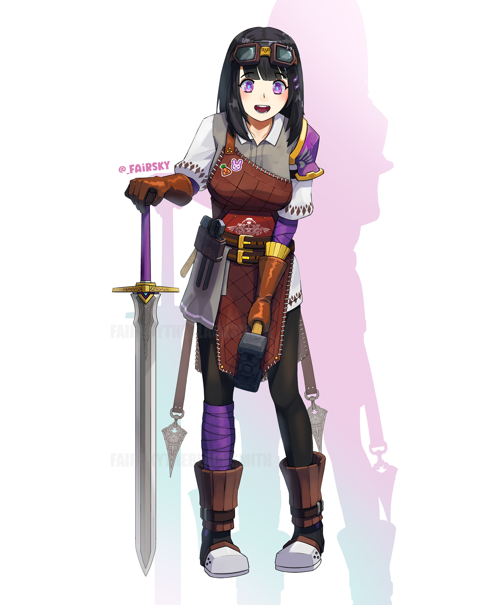 ArtStation - Fairsky, the Blacksmith (Character Creation Team)