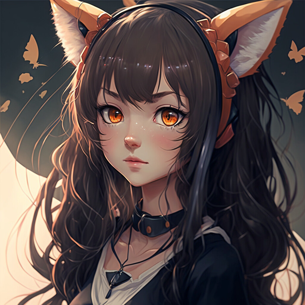 Anime Girl With Fox Ears