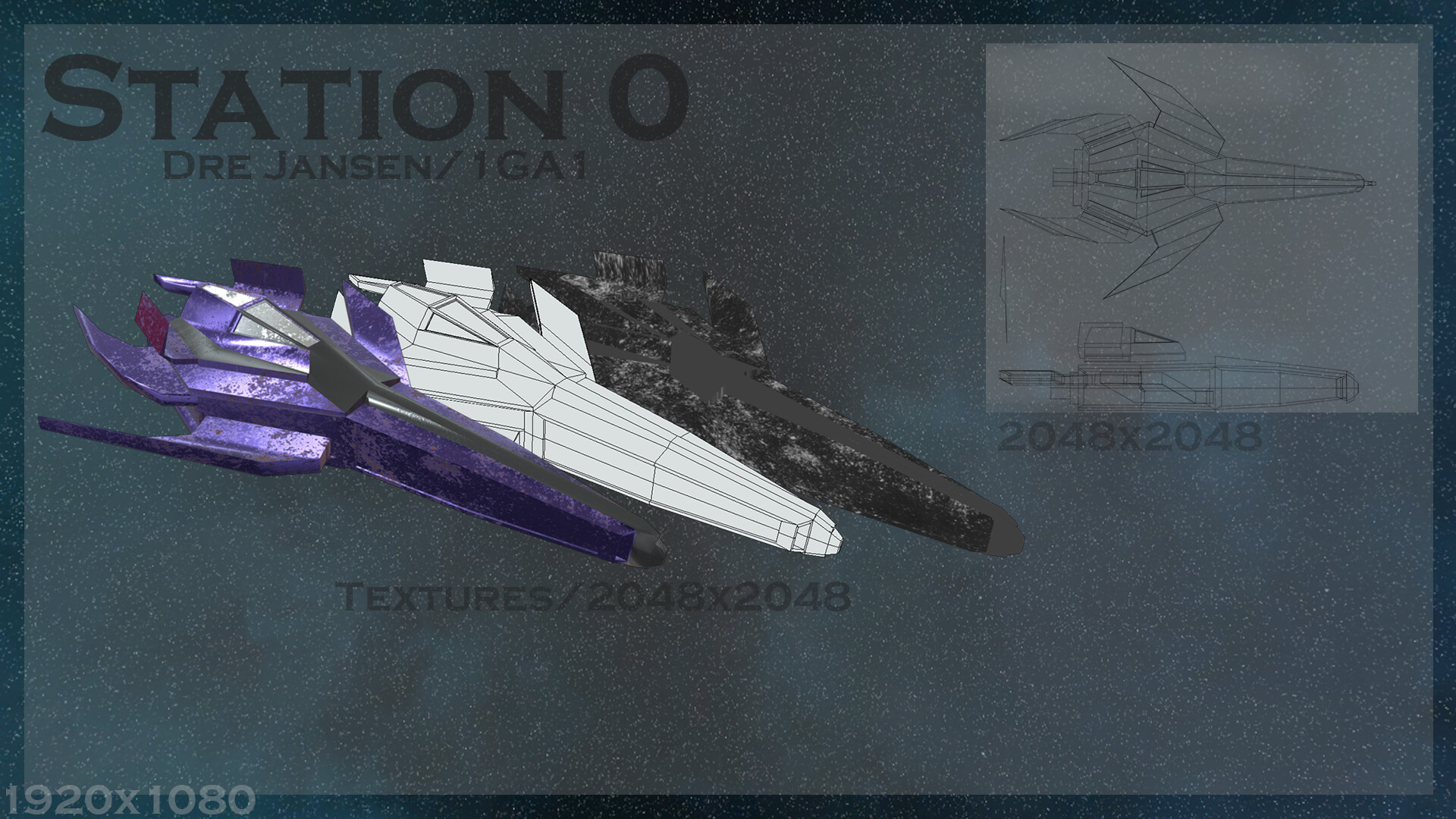 ArtStation - Standard Human Ship - Station 0