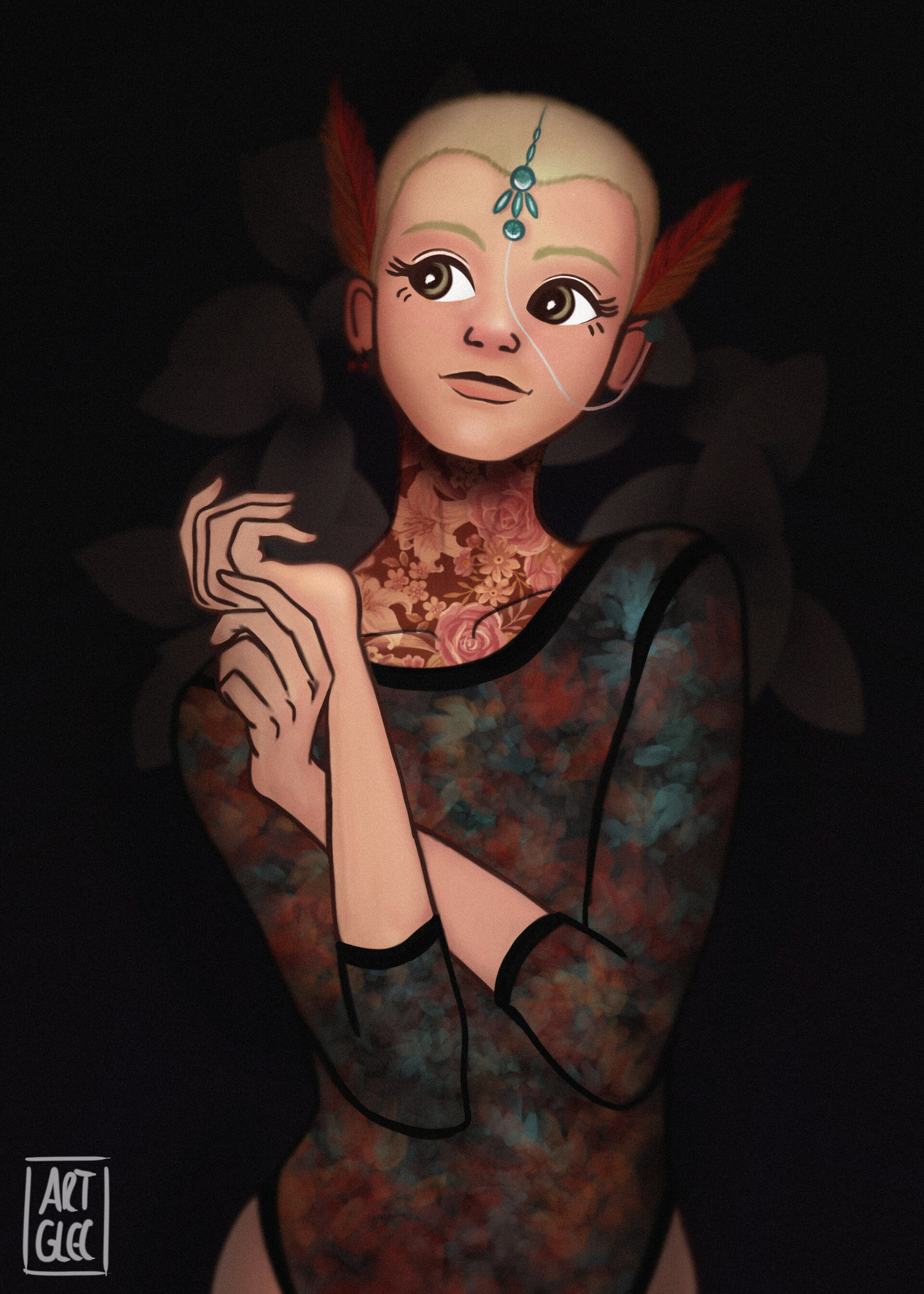 ArtStation - Character created in Photoshop