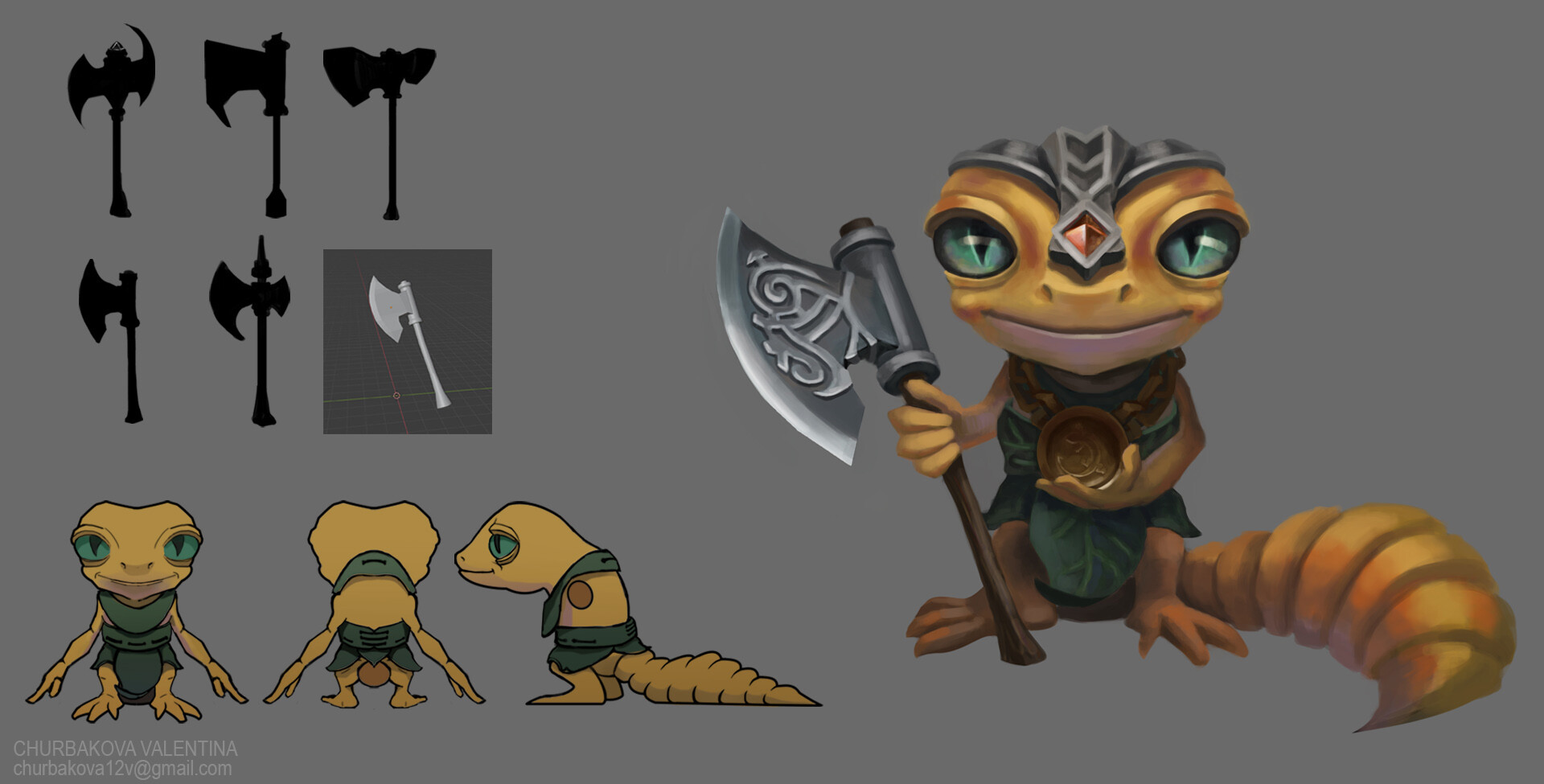 ArtStation - Lizard-Warrior