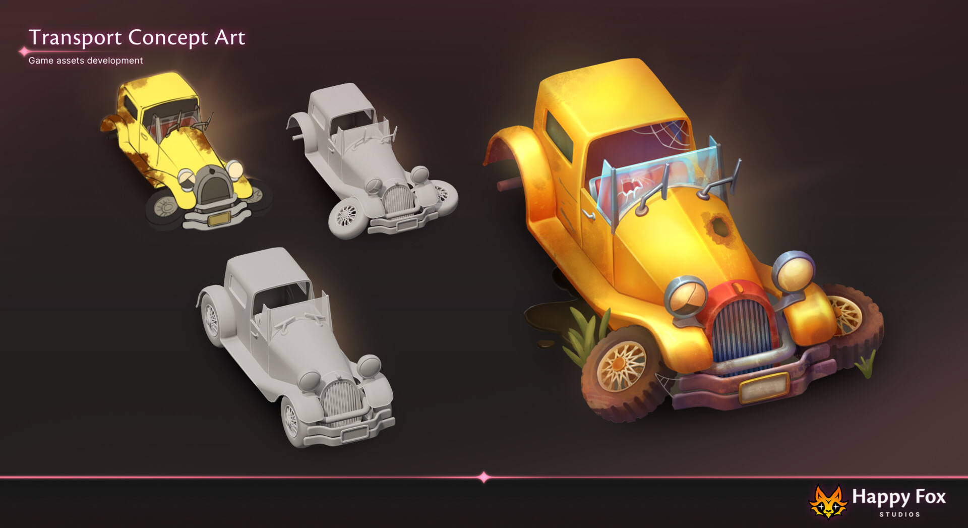 ArtStation - Stylized car