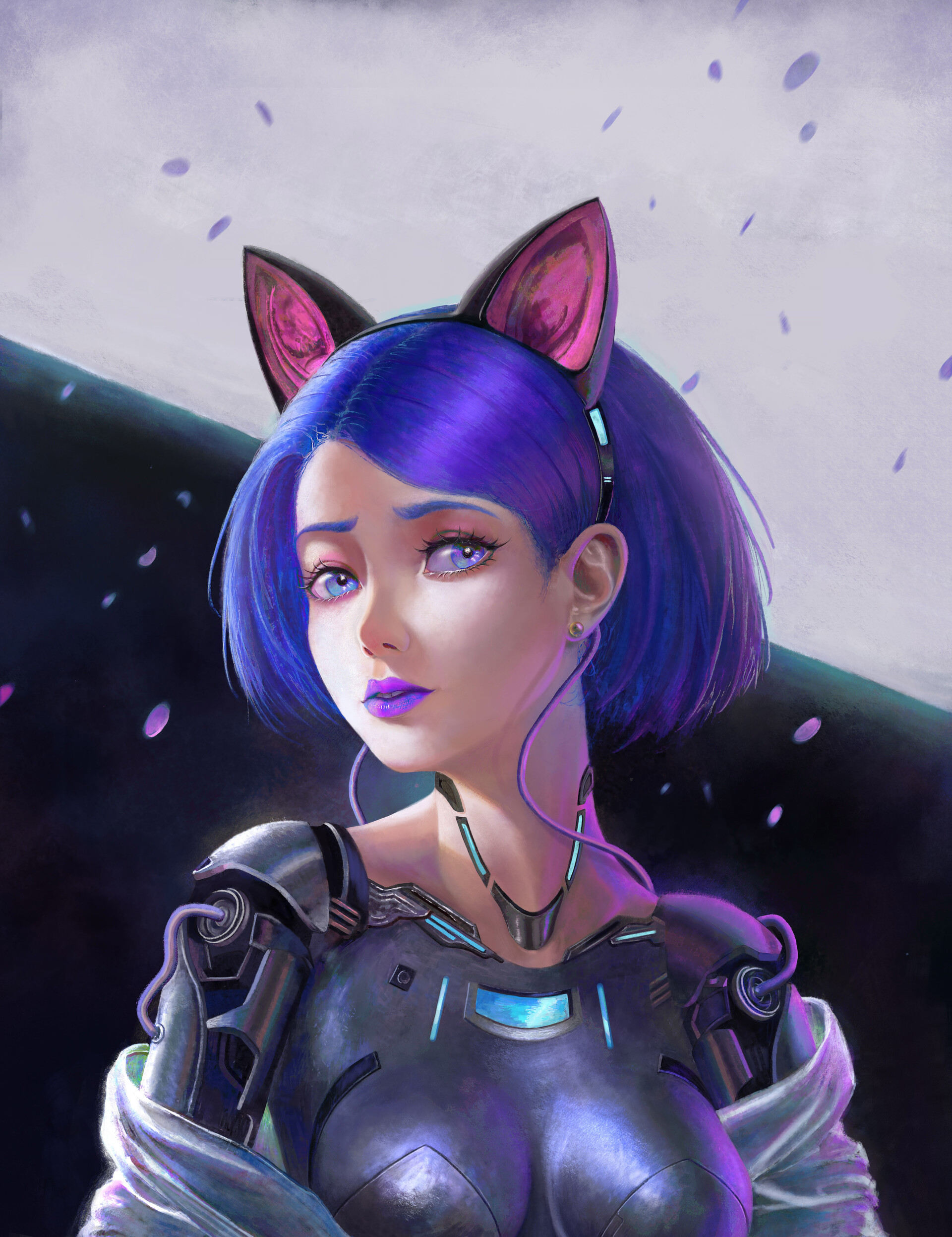 ArtStation - Cyber Girl