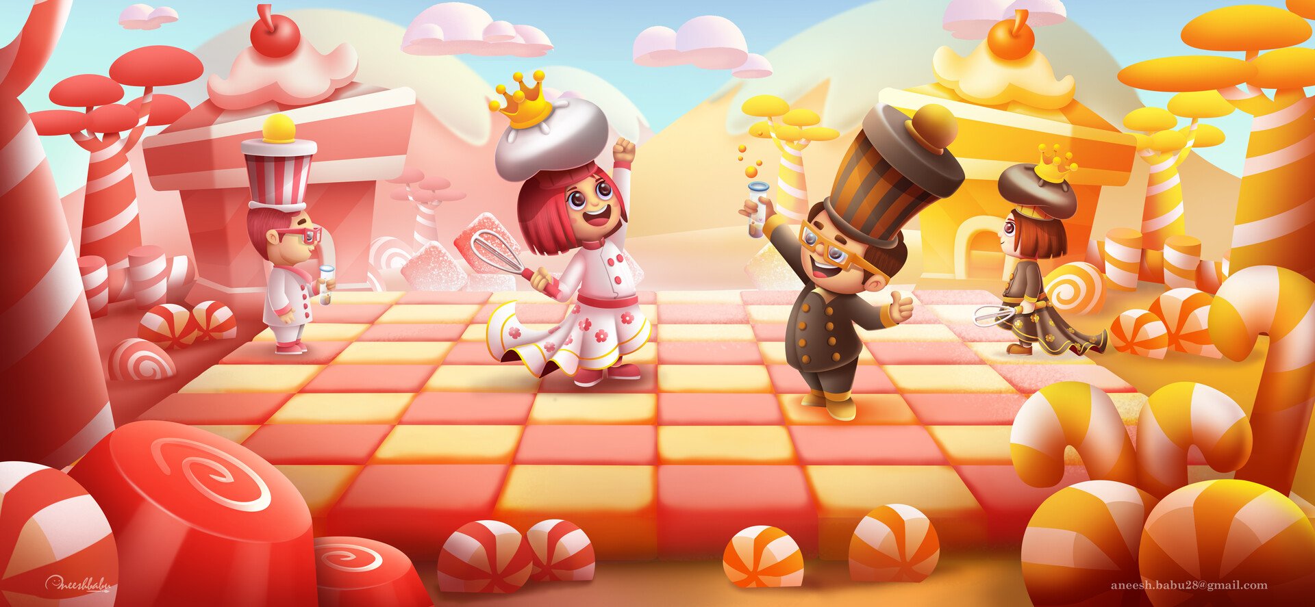 ArtStation - Chess Candyland