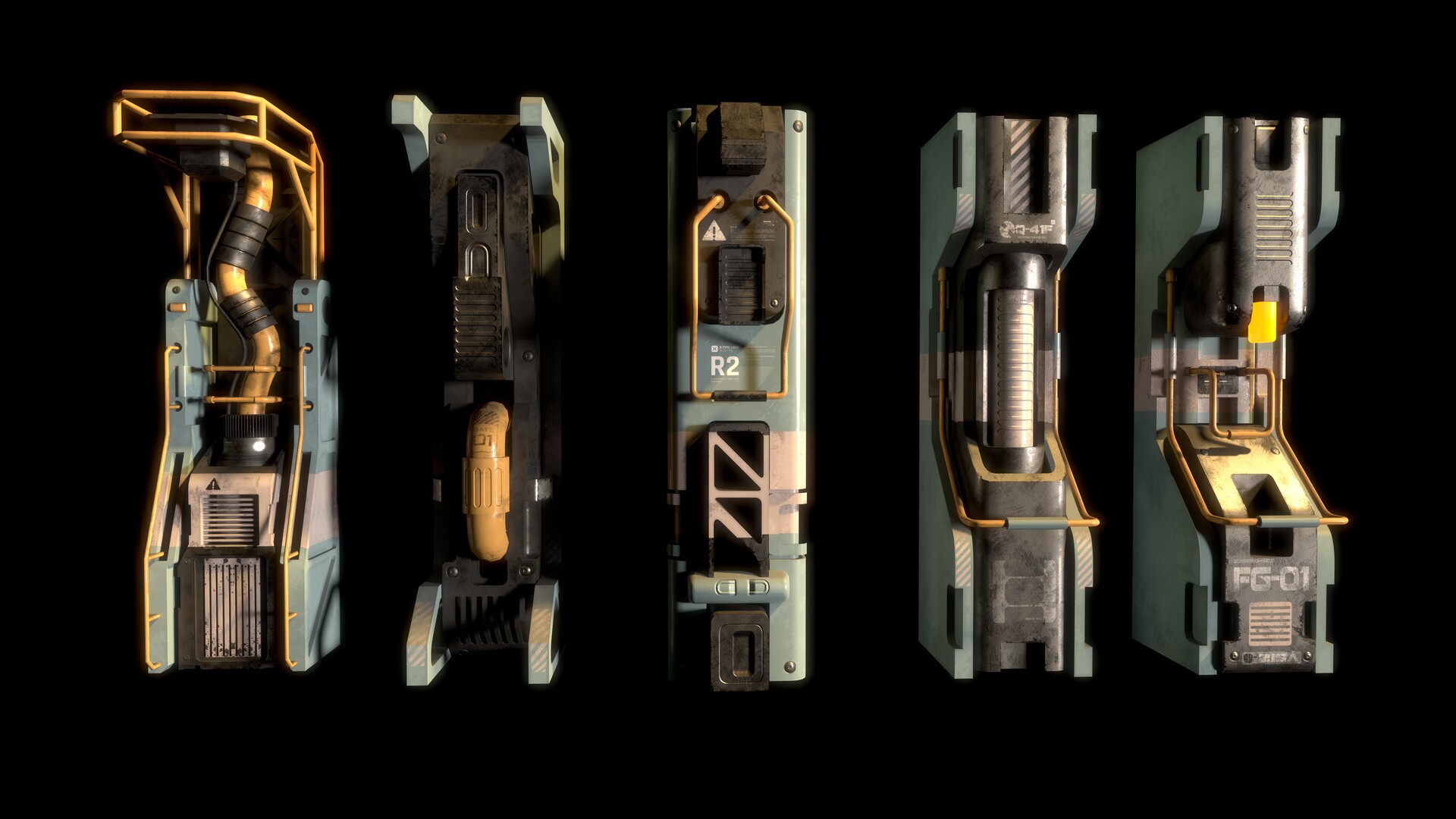 CG GEAR - sci fi corridor modular kit