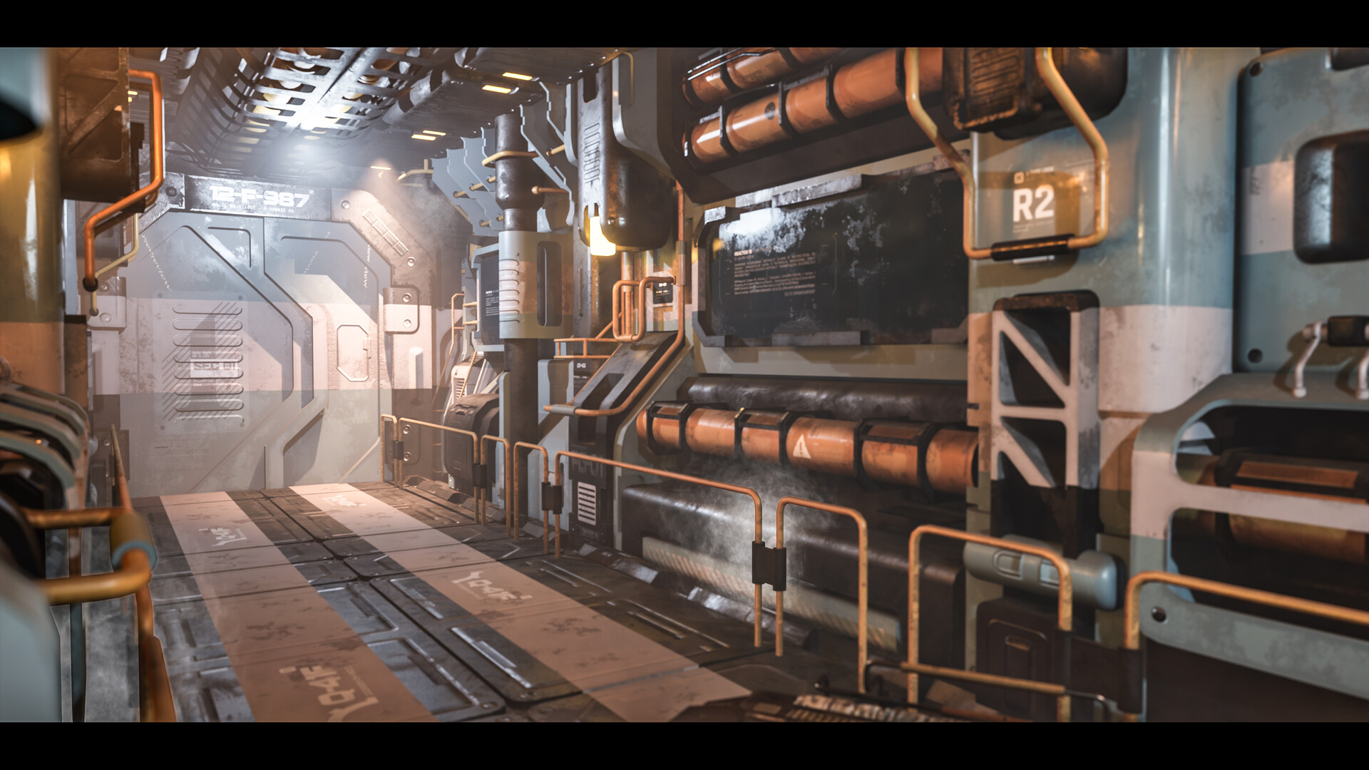 CG GEAR - sci fi corridor modular kit