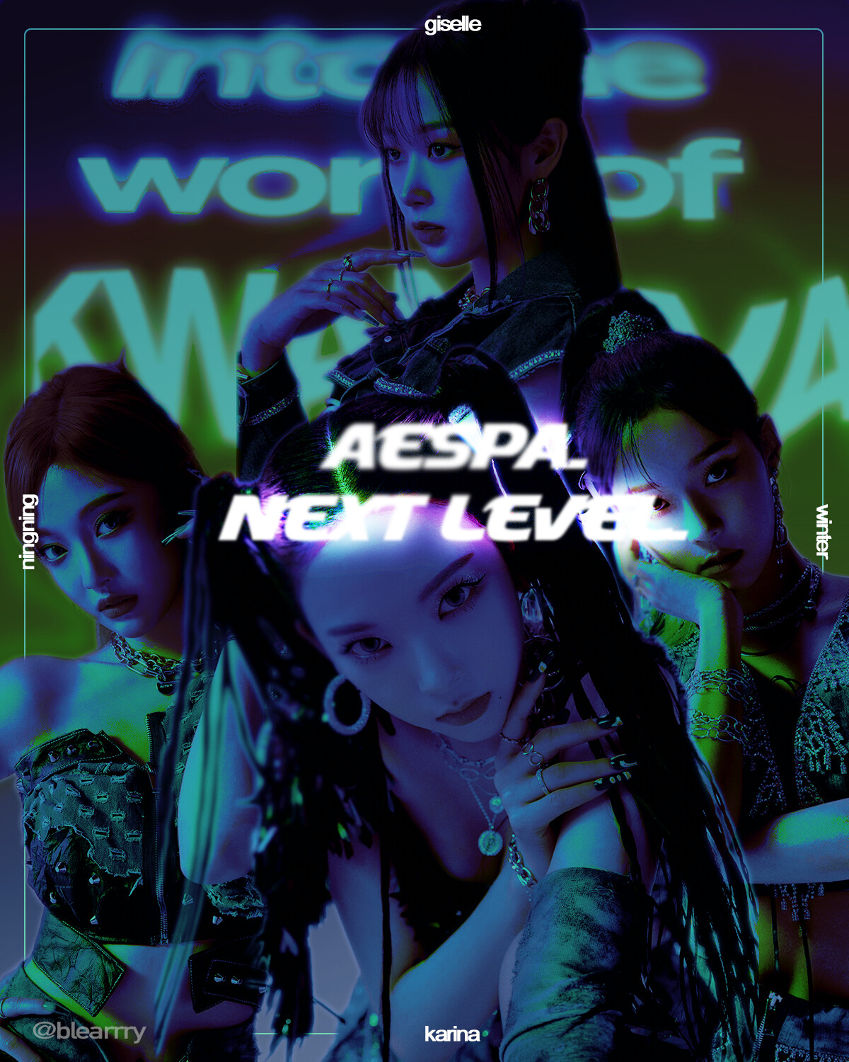 lyana - Next Level Concept Poster — Aespa