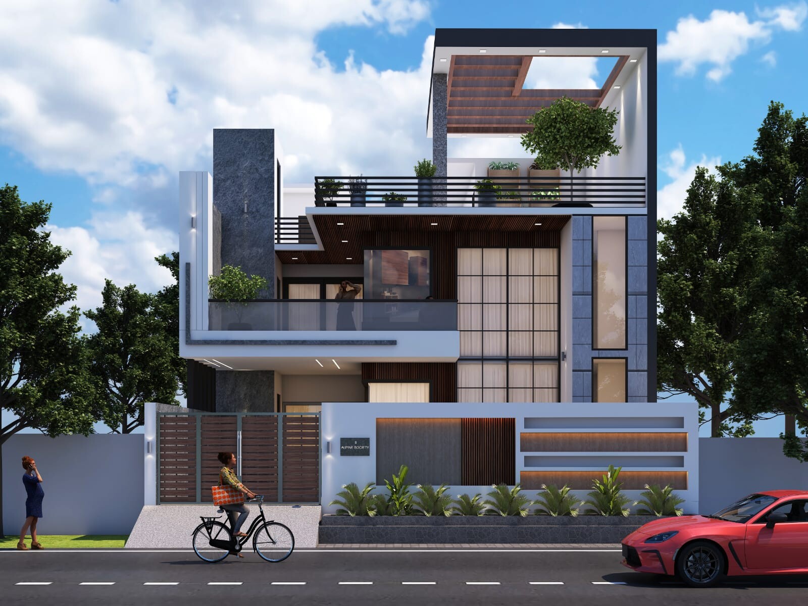 ArtStation - front elevation