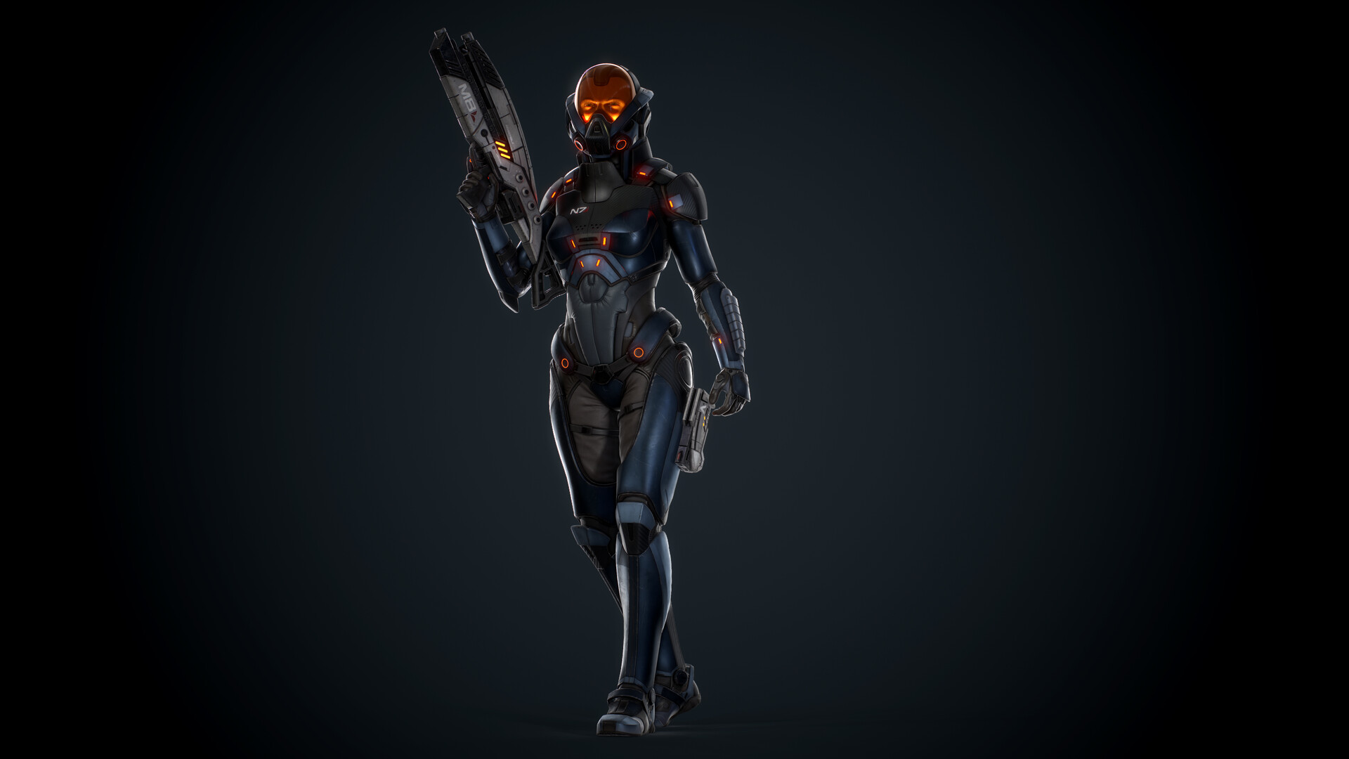 Richard Bryce Gore - N7 Soldier: Mass Effect Fan Art