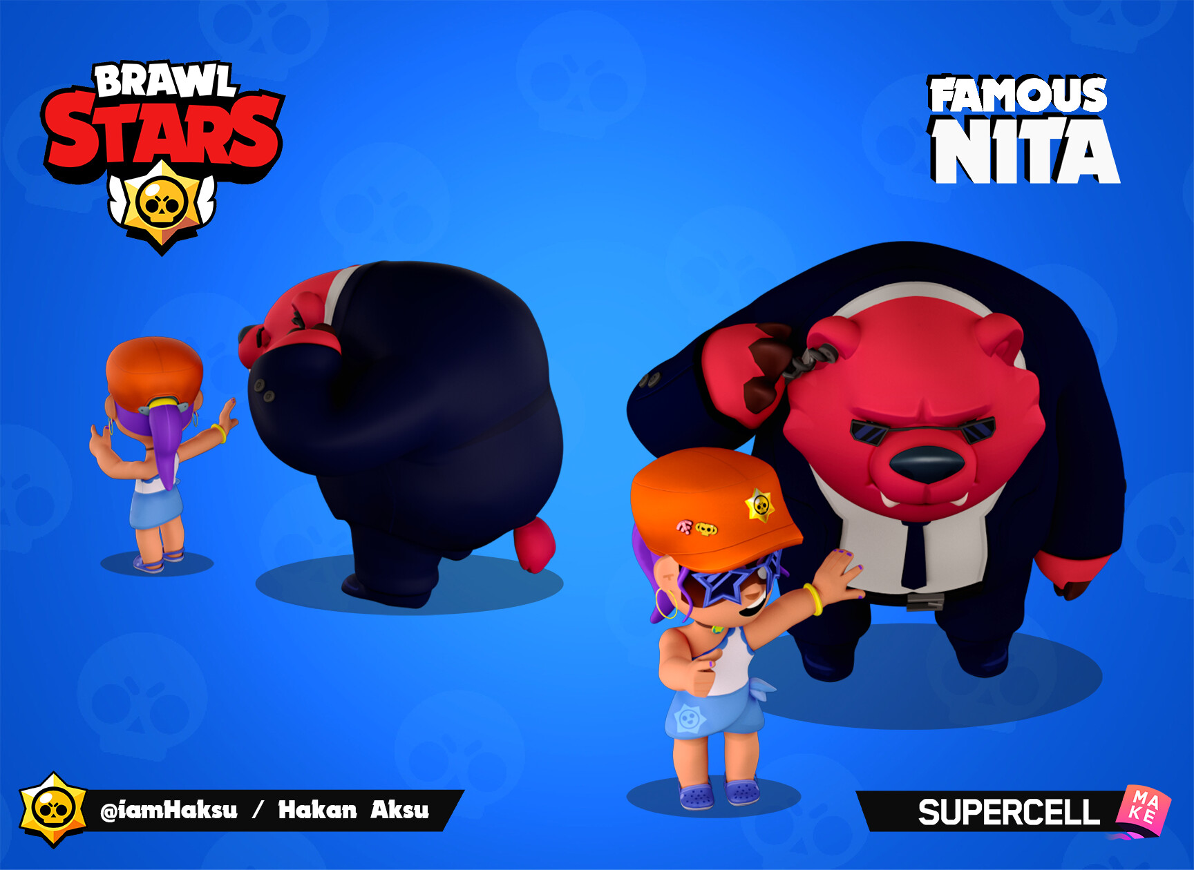 H aksu - Supercell Make: Brawl Stars and fan arts