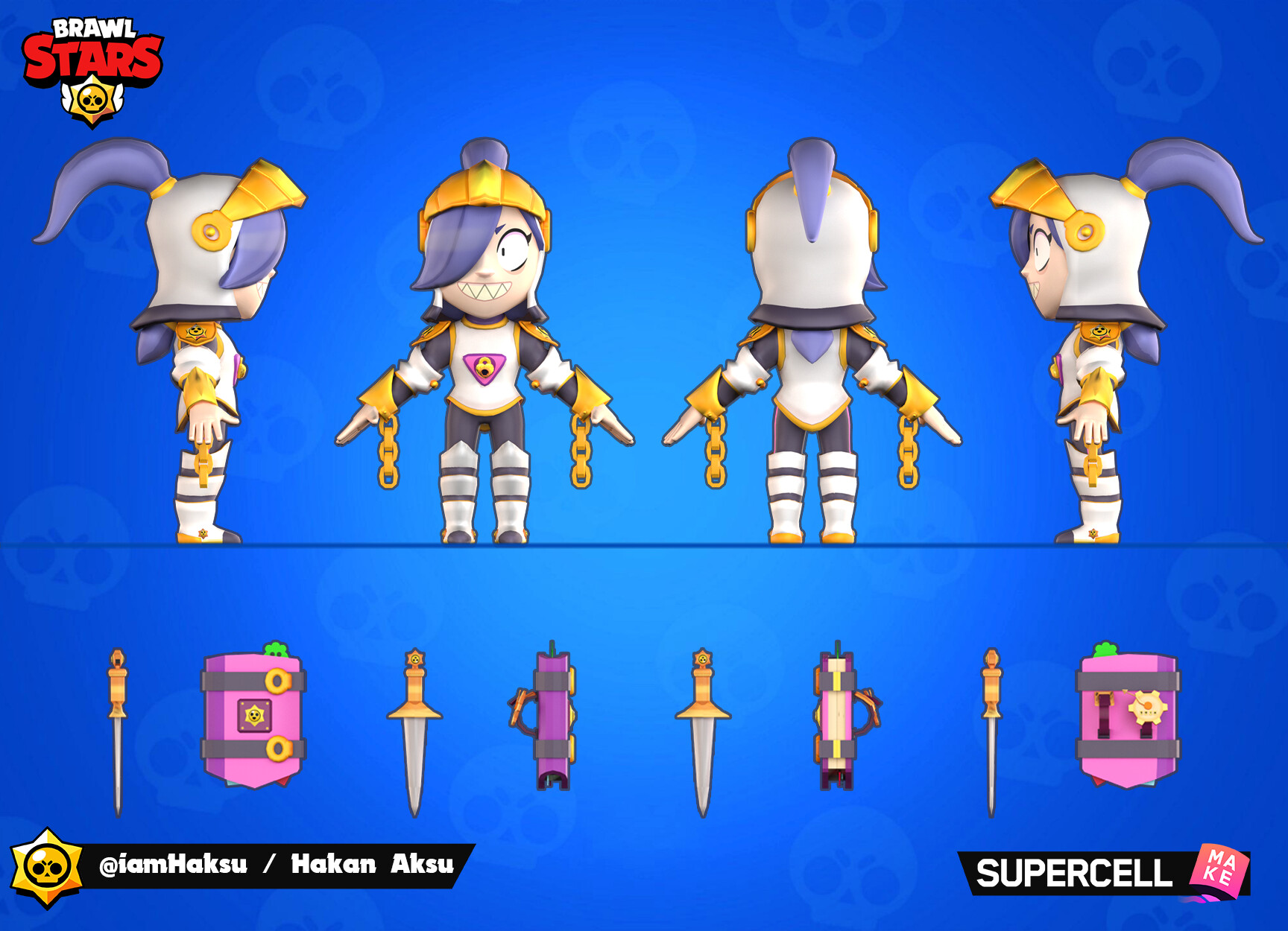 H aksu - Supercell Make: Brawl Stars and fan arts