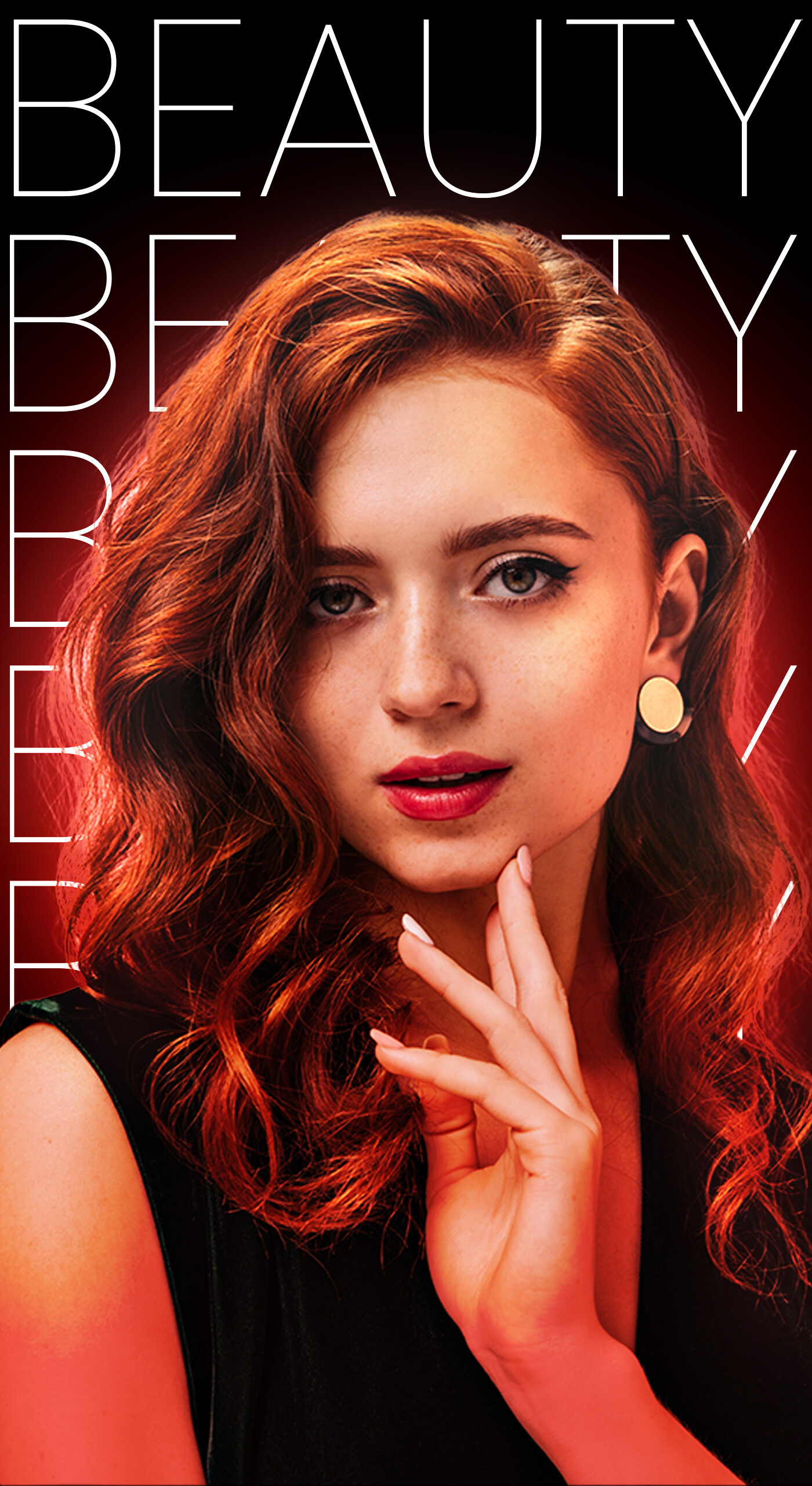 ArtStation - Model Beauty Poster