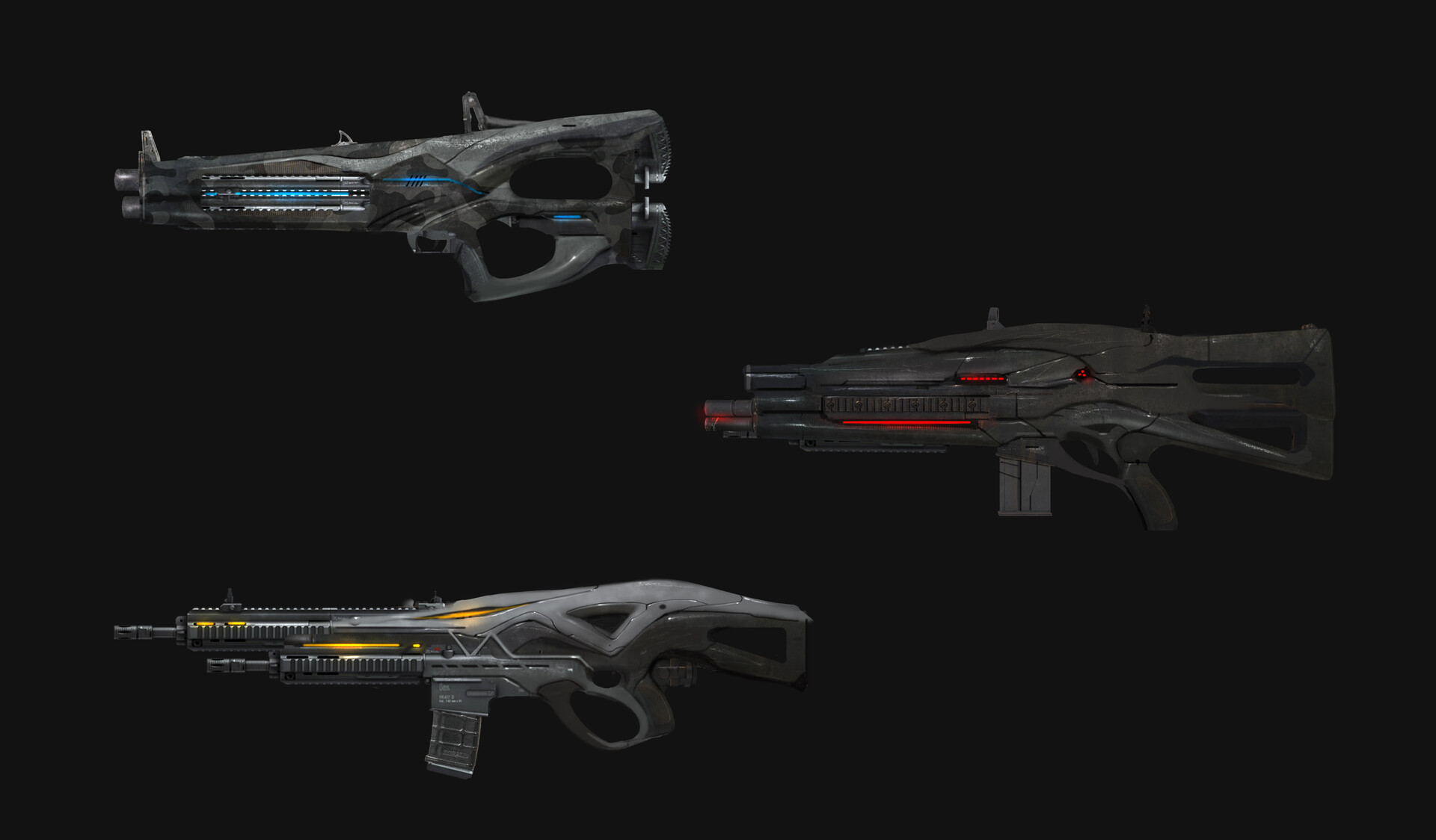 ArtStation - Weapons concept art