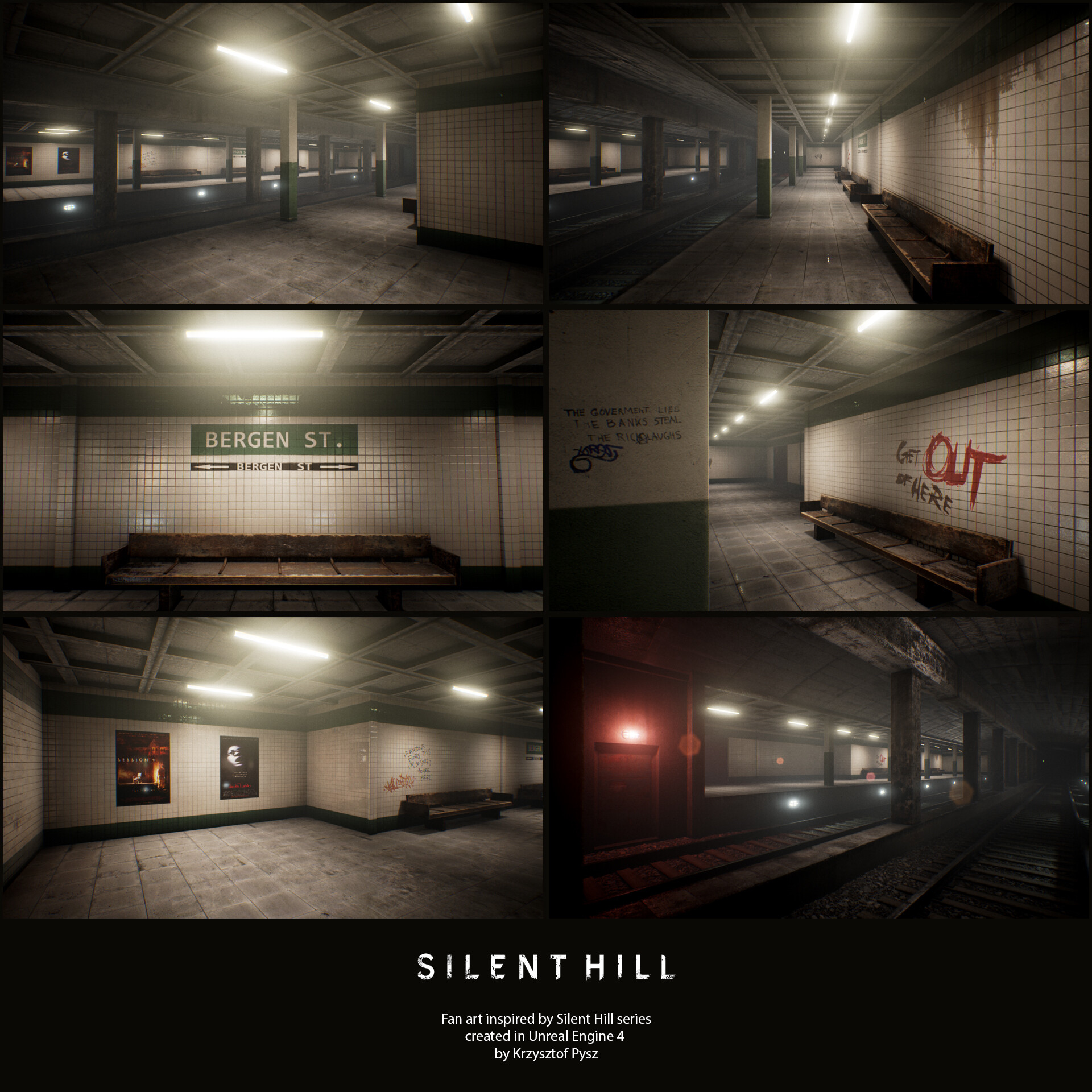 ArtStation - Bergen Street Metro station