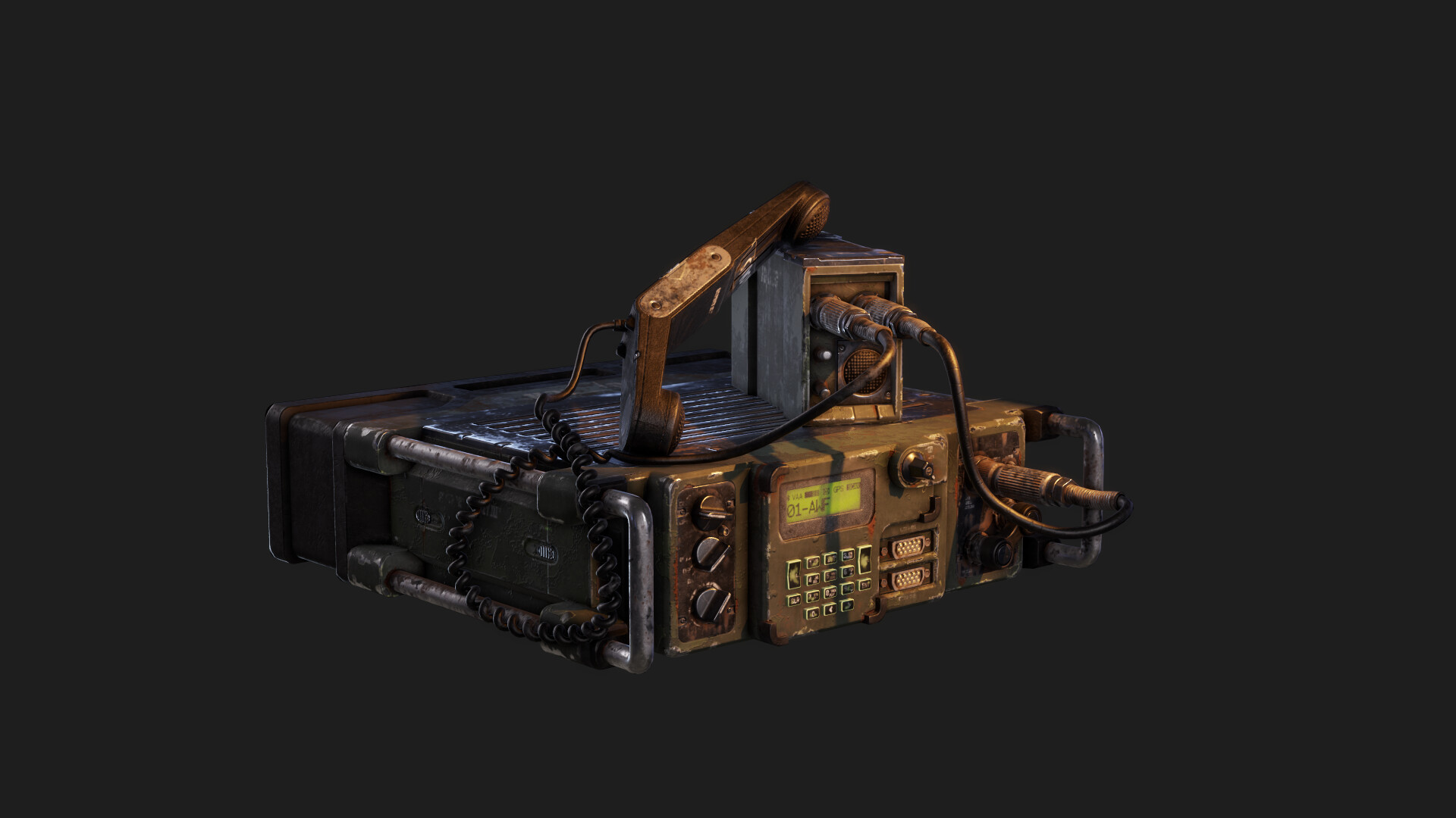 ArtStation - Military Radio / Modeling & Texturing Practice