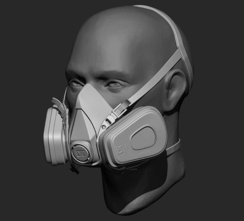 ArtStation - Gas Mask 3D Model